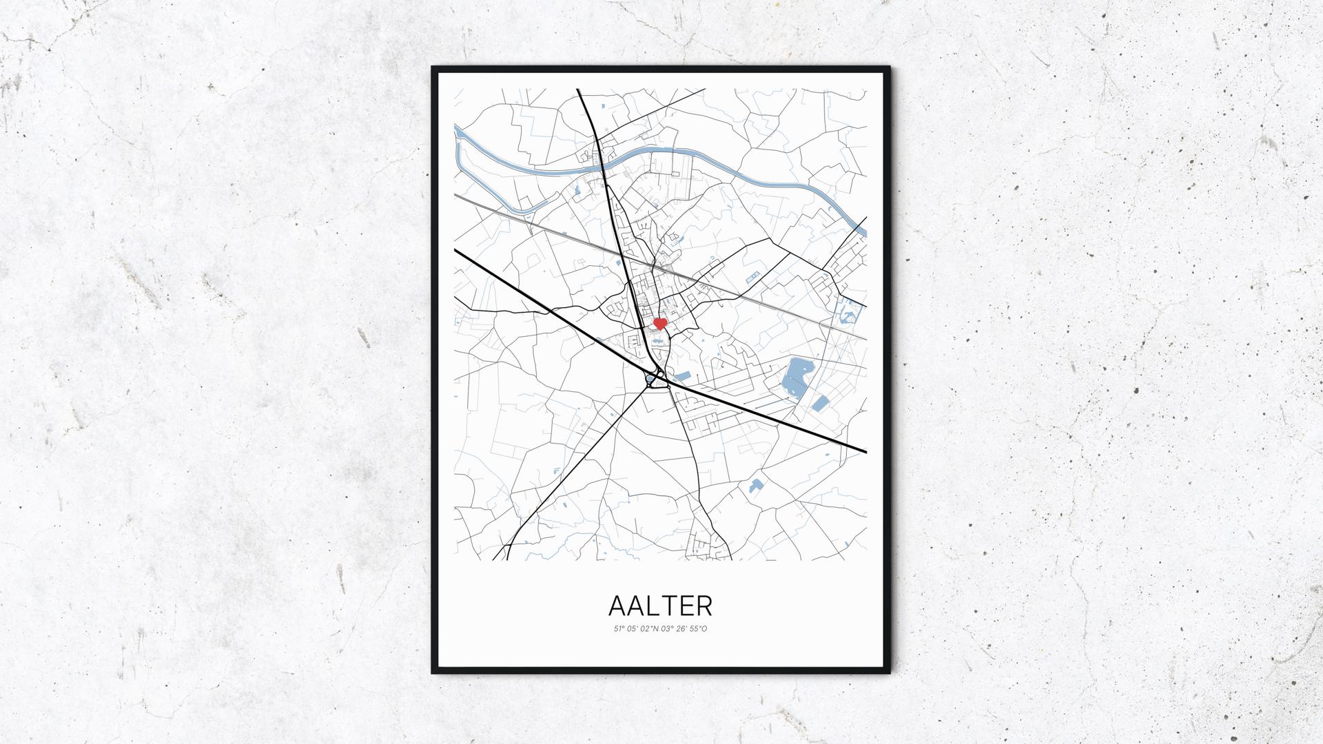 Cartida - Poster von Aalter - Vlaanderen - Belgien