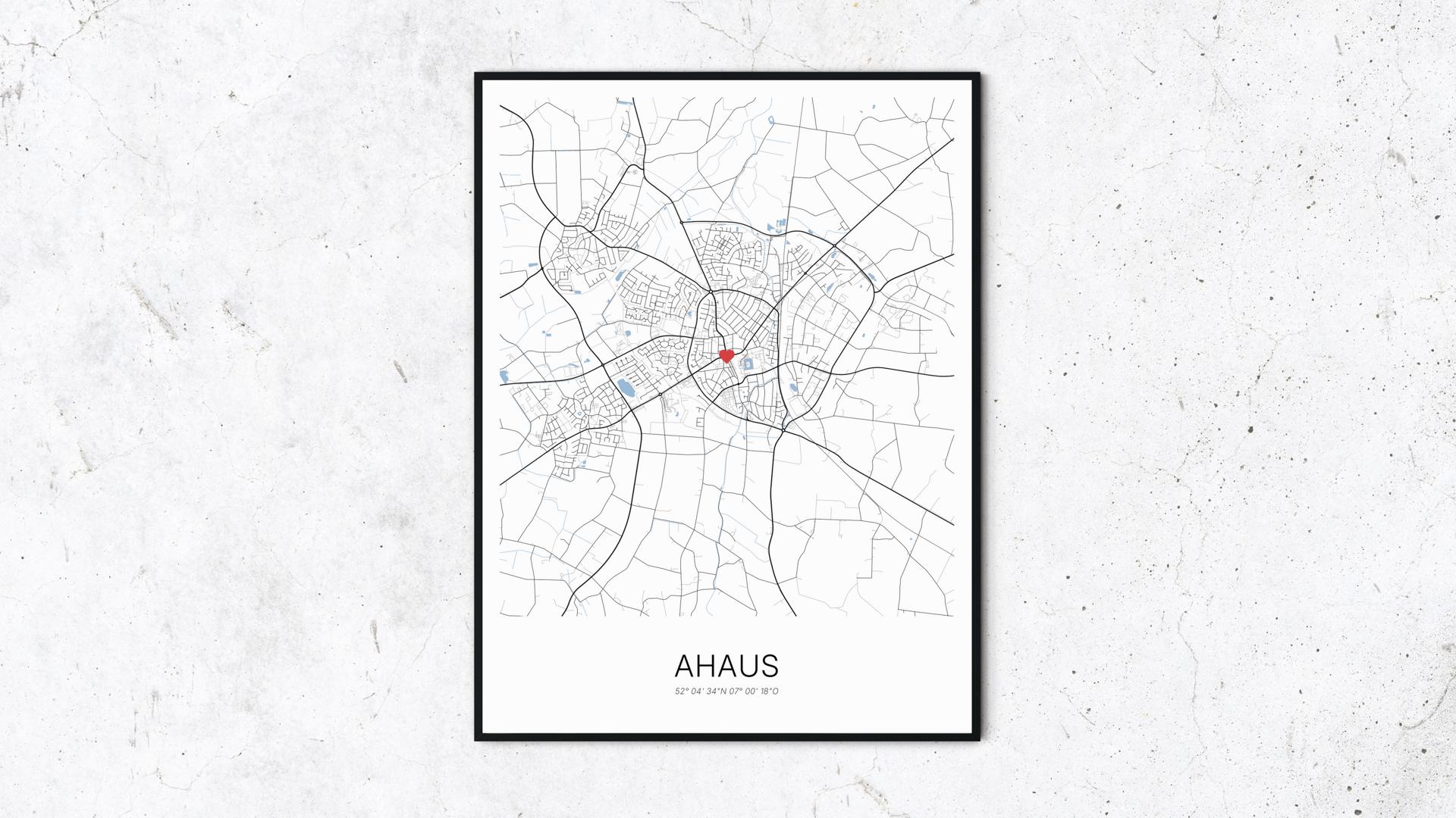 Cartida - Poster von Ahaus - Nordrhein-Westfalen - Deutschland