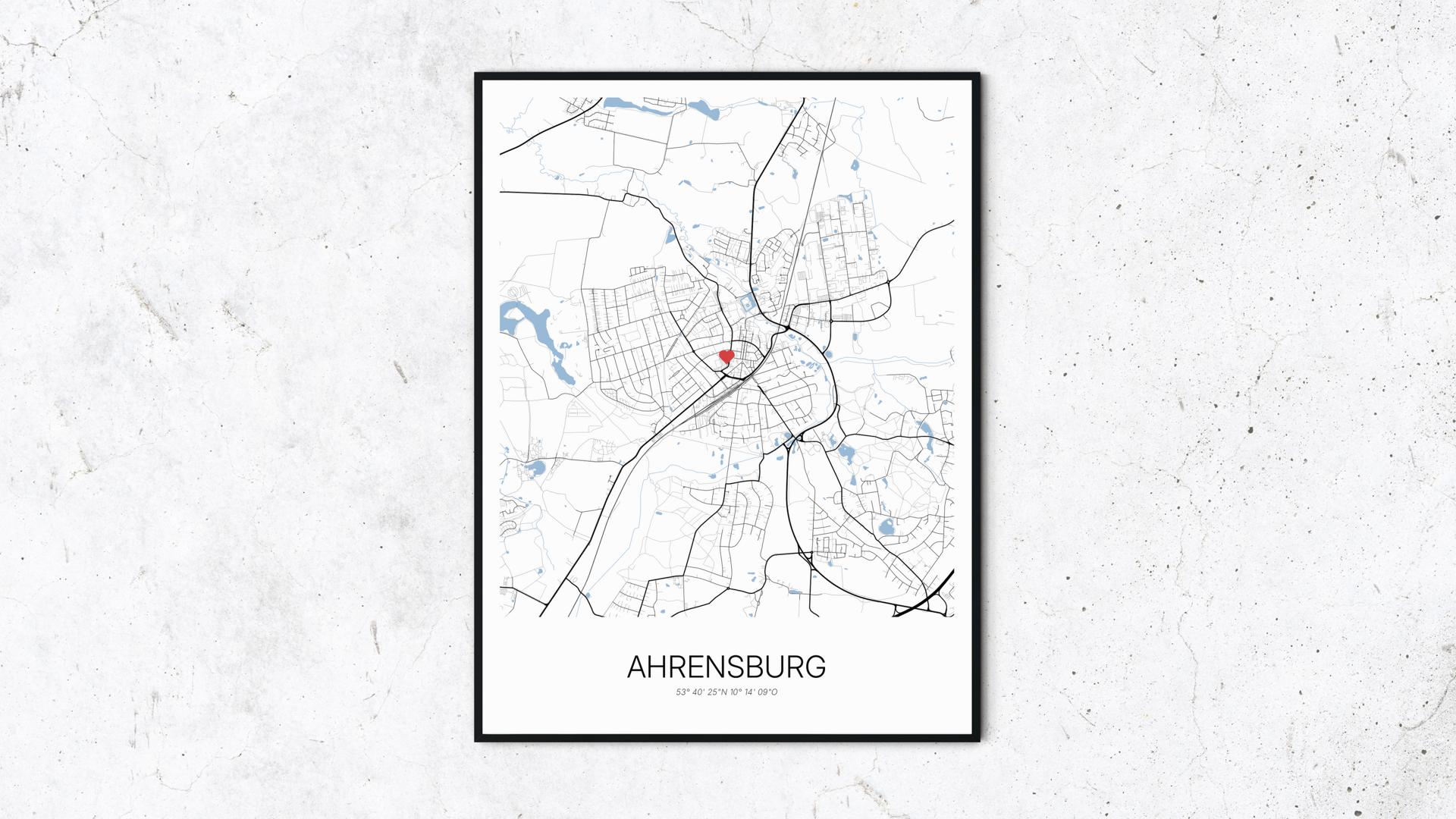 Cartida - Poster von Ahrensburg - Schleswig-Holstein - Deutschland