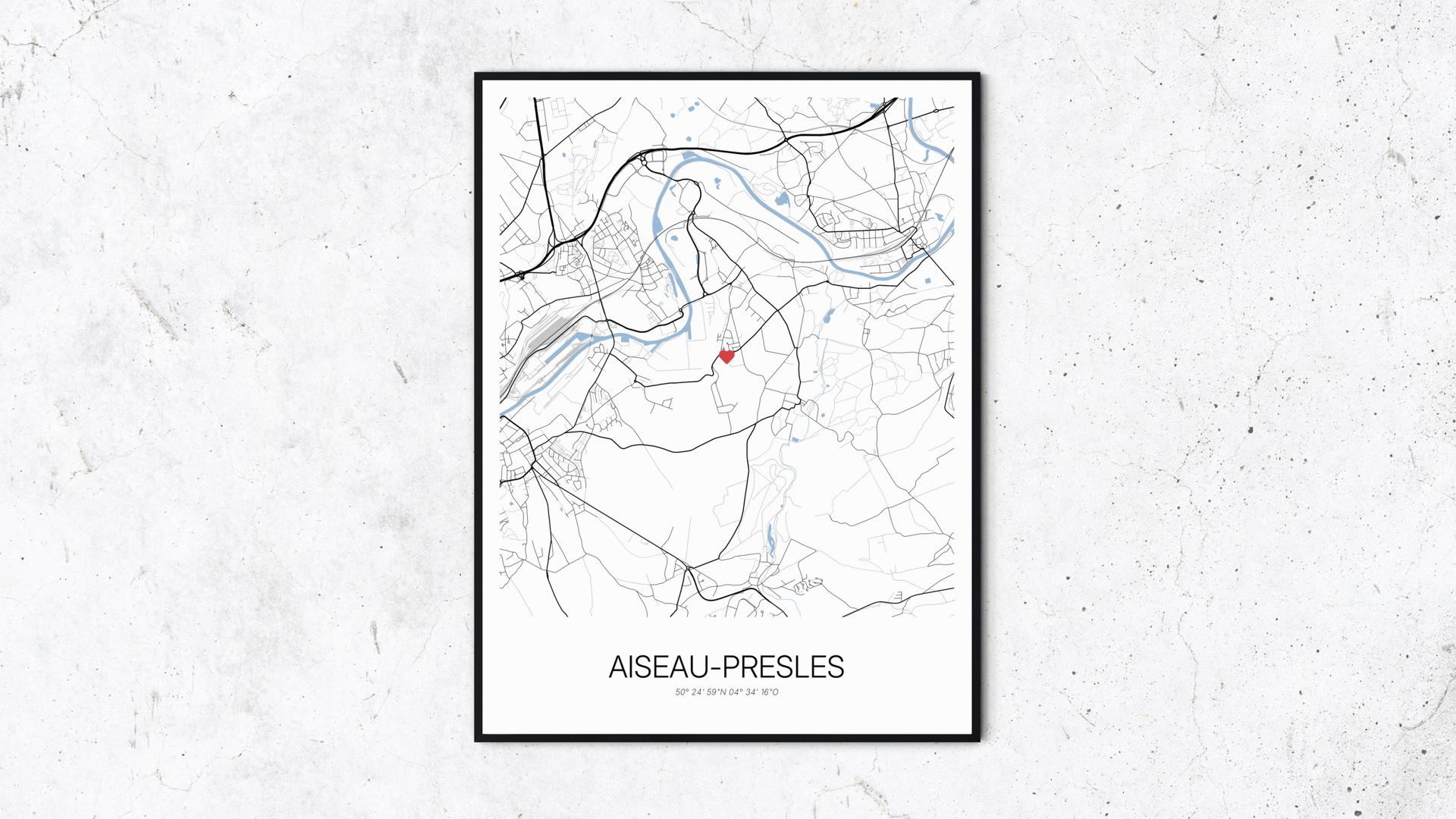 Cartida - Poster von Aiseau-Presles - Wallonie - Belgien