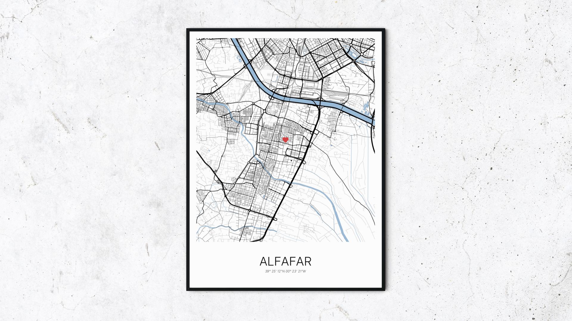 Cartida - Poster von Alfafar - Comunitat Valenciana - Spanien
