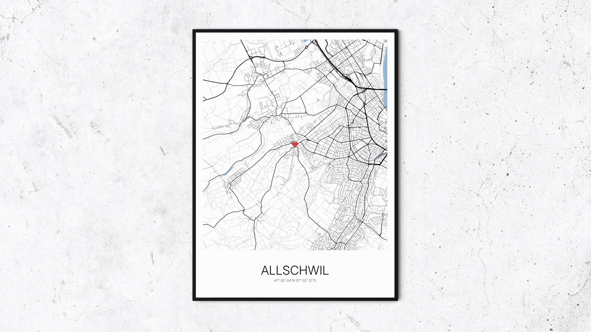 Cartida - Poster von Allschwil - Basel-Landschaft - Schweiz