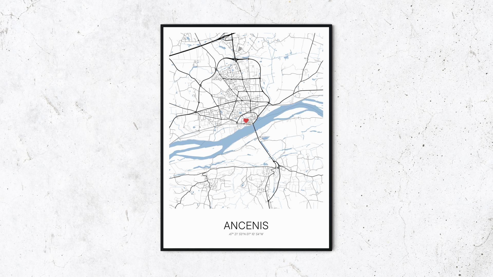 Cartida - Poster von Ancenis - Pays de la Loire - Frankreich