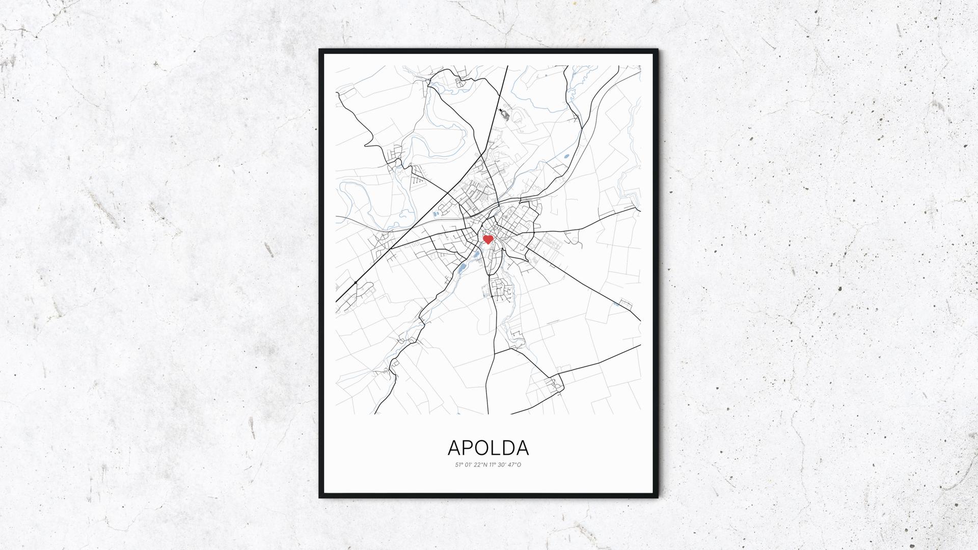 Cartida - Poster von Apolda - Thüringen - Deutschland