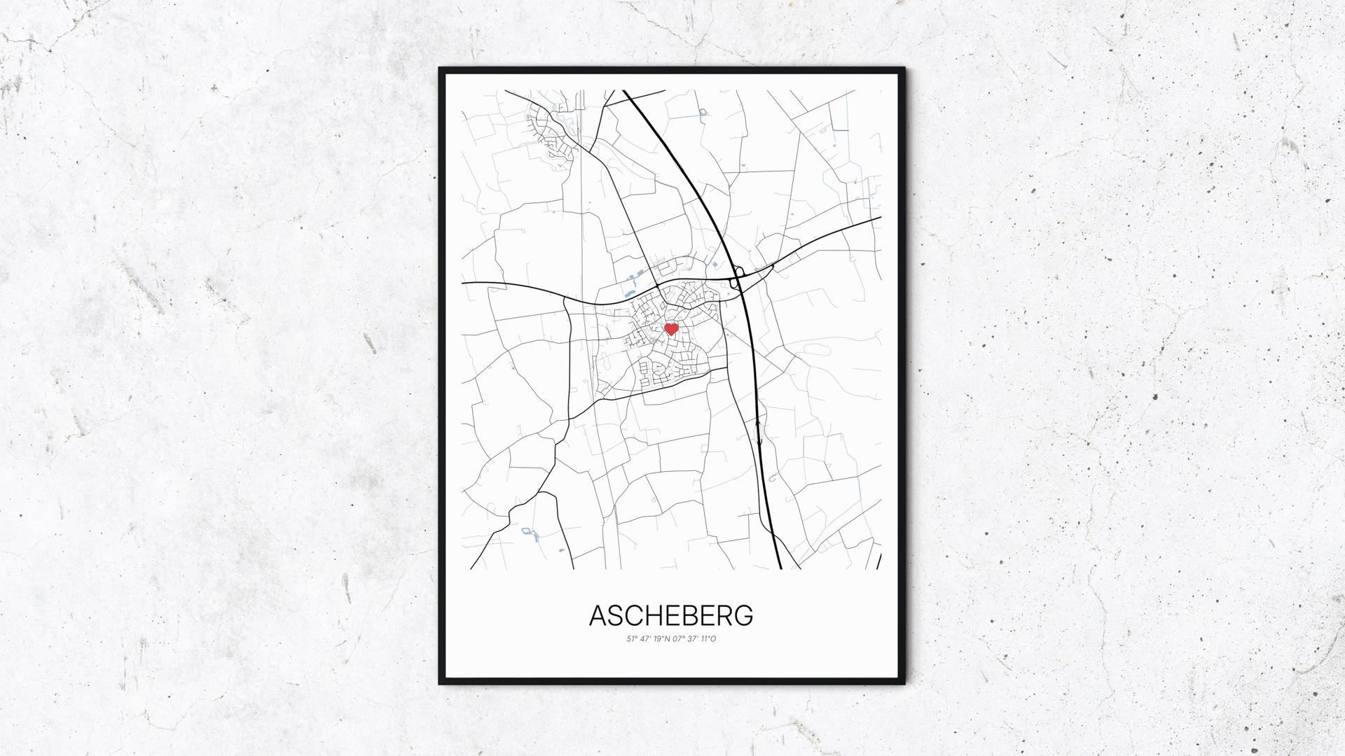 Cartida - Poster von Ascheberg - Nordrhein-Westfalen - Deutschland