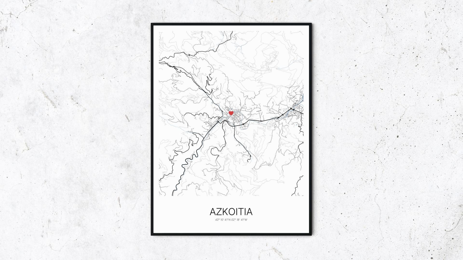 Cartida - Poster von Azkoitia - Euskadi - Spanien