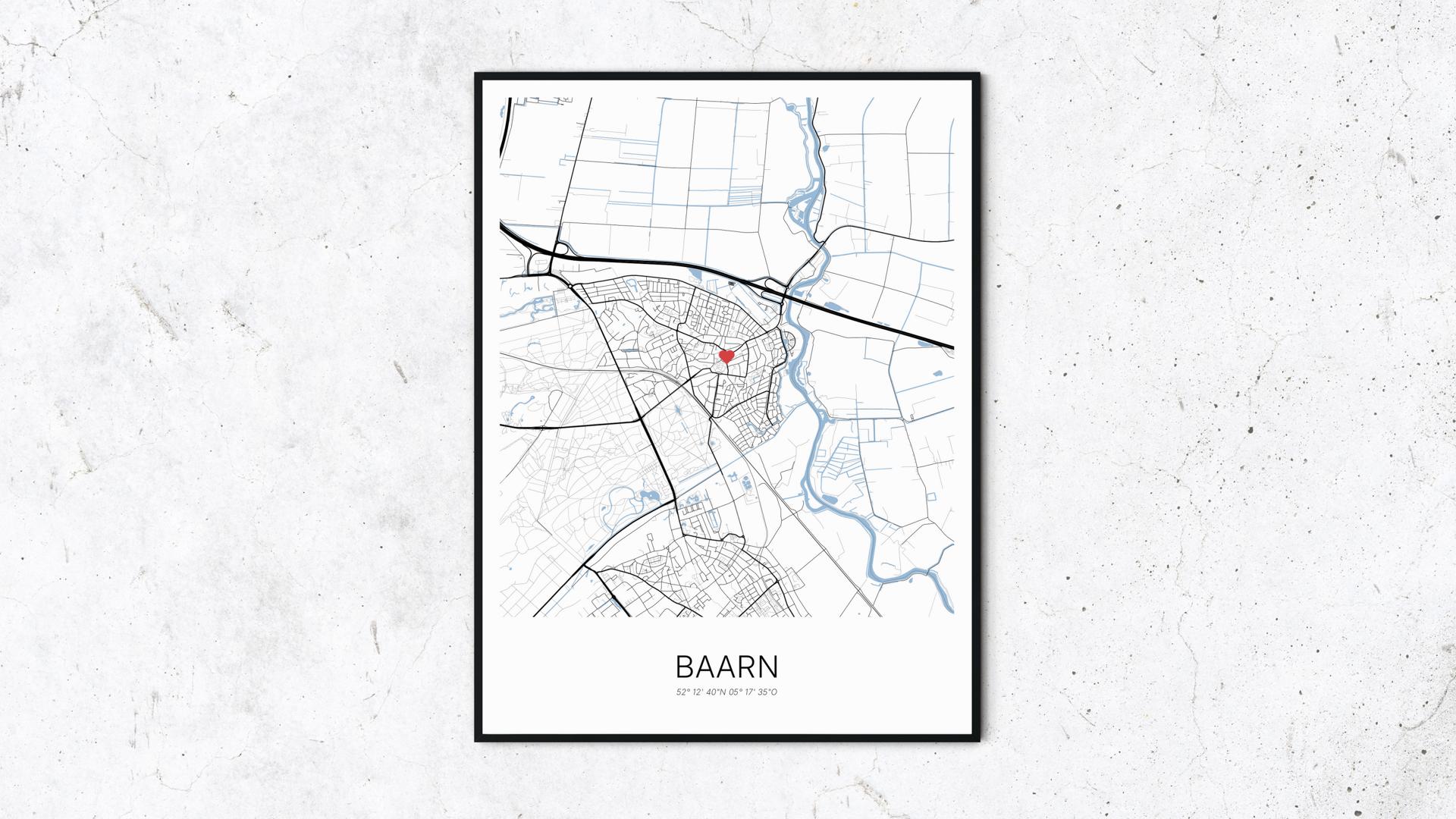 Cartida - Poster von Baarn - Utrecht - Niederlande