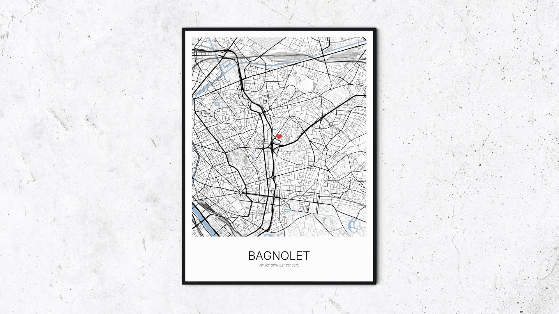 Cartida - Poster von Bagnolet - Île-de-France - Frankreich