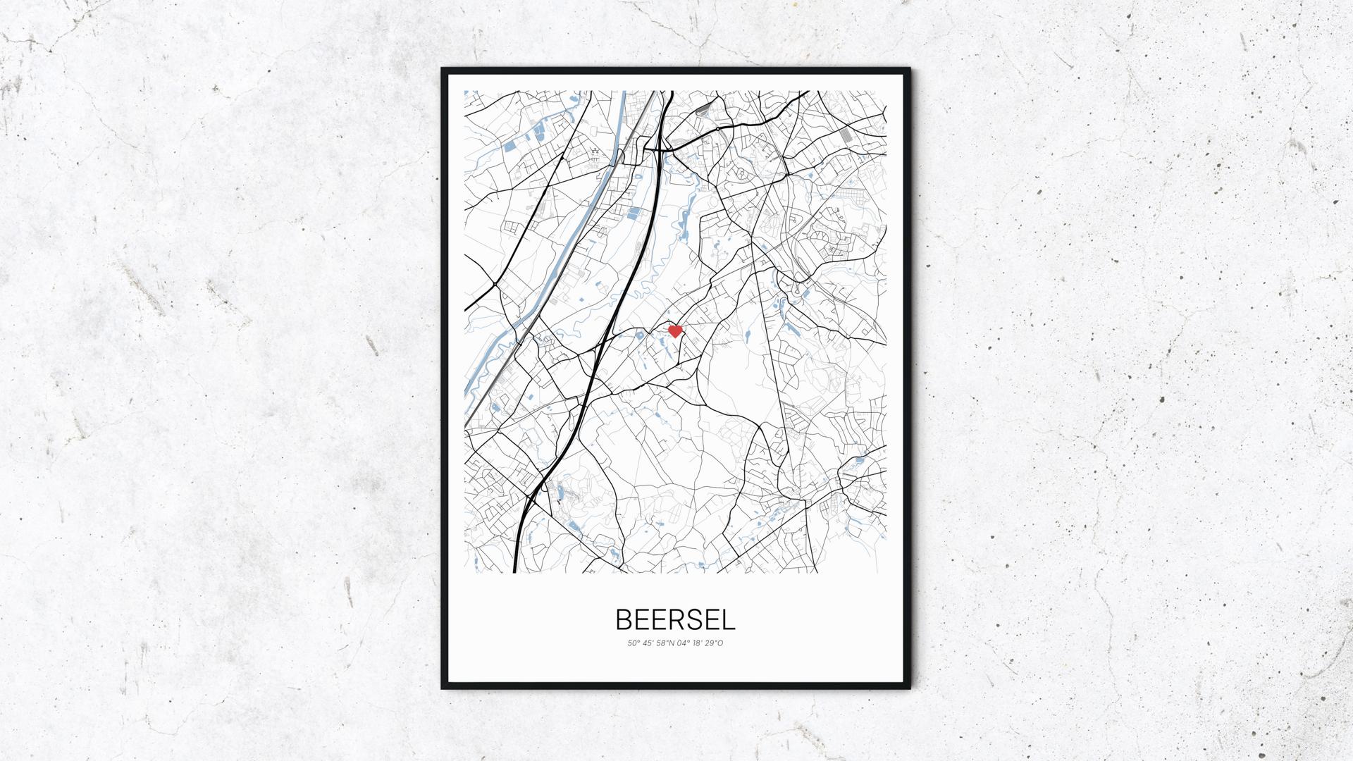 Cartida - Poster von Beersel - Vlaanderen - Belgien