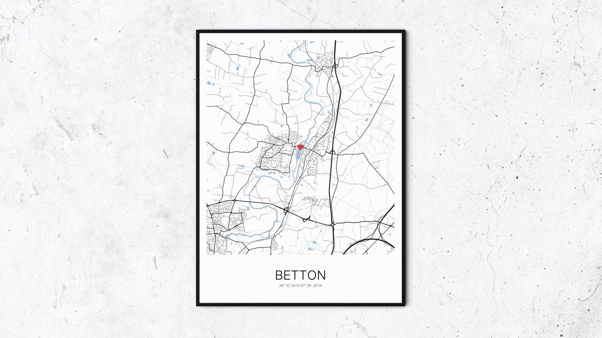 Cartida - Poster von Betton - Bretagne - Frankreich