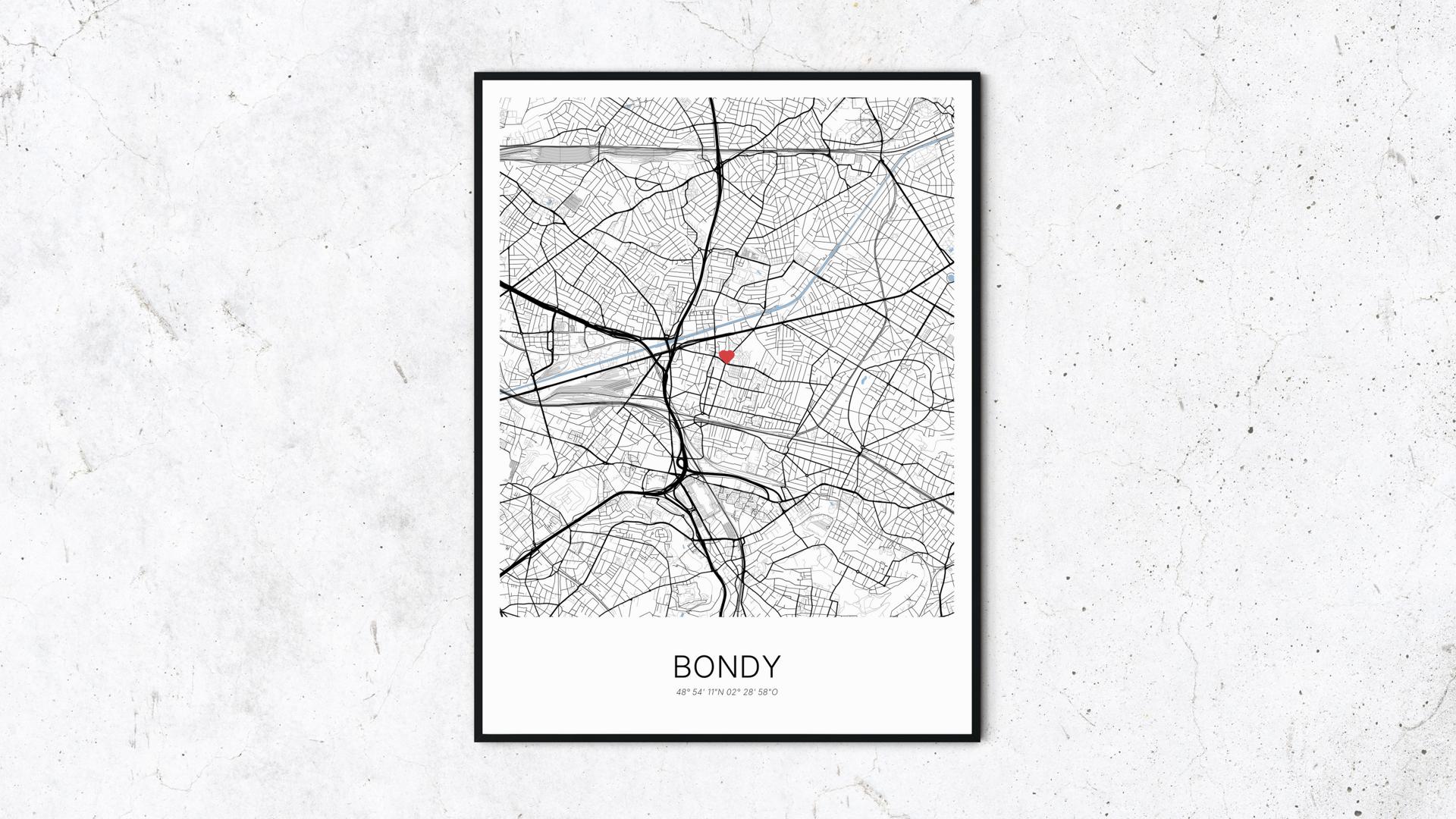 Cartida - Poster von Bondy - Île-de-France - Frankreich