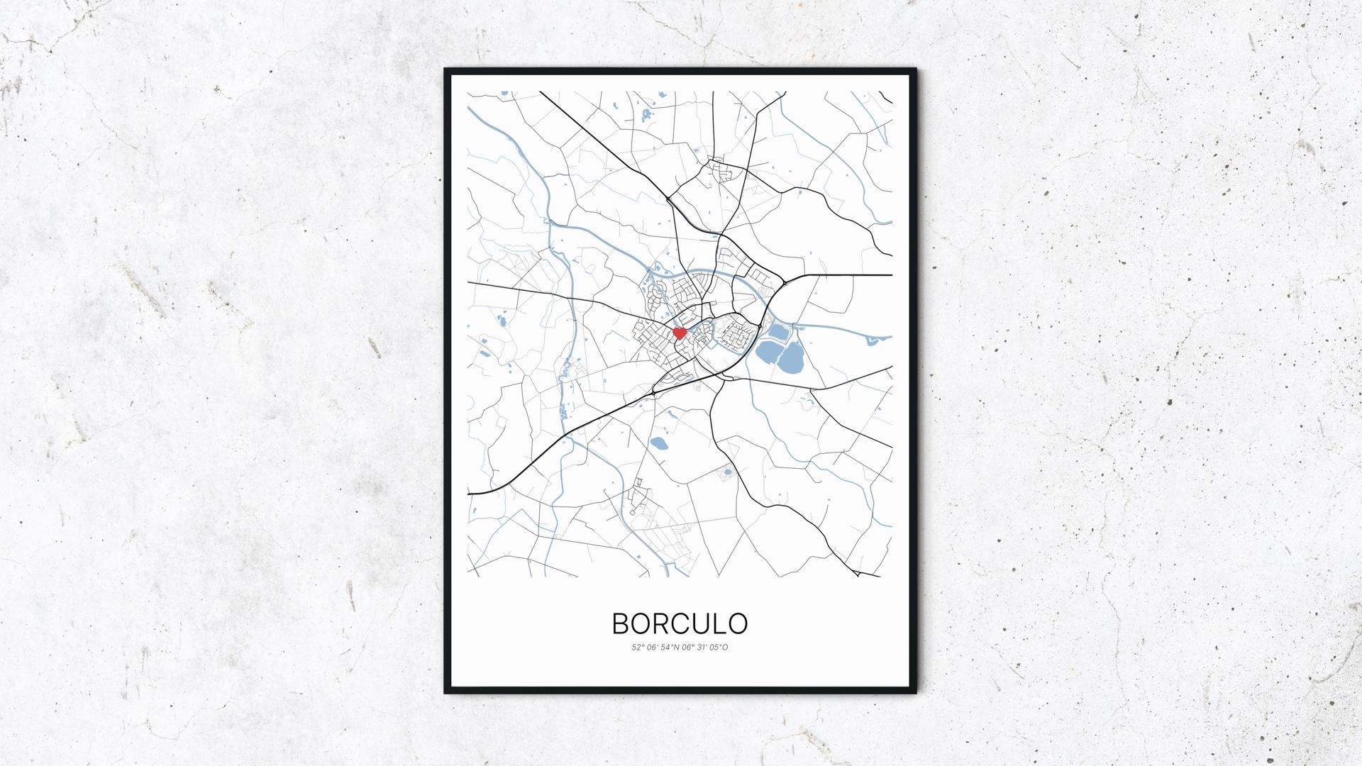 Cartida - Poster von Borculo - Gelderland - Niederlande