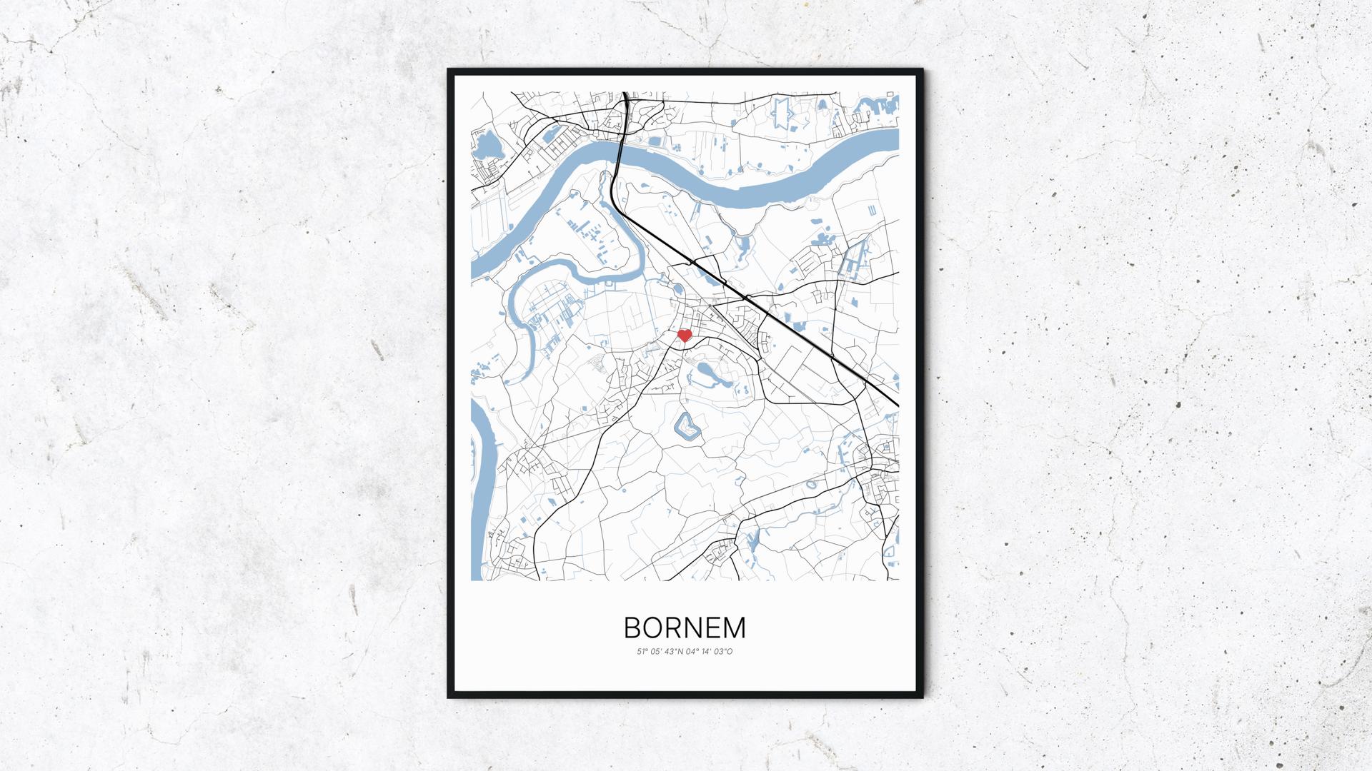 Cartida - Poster von Bornem - Vlaanderen - Belgien