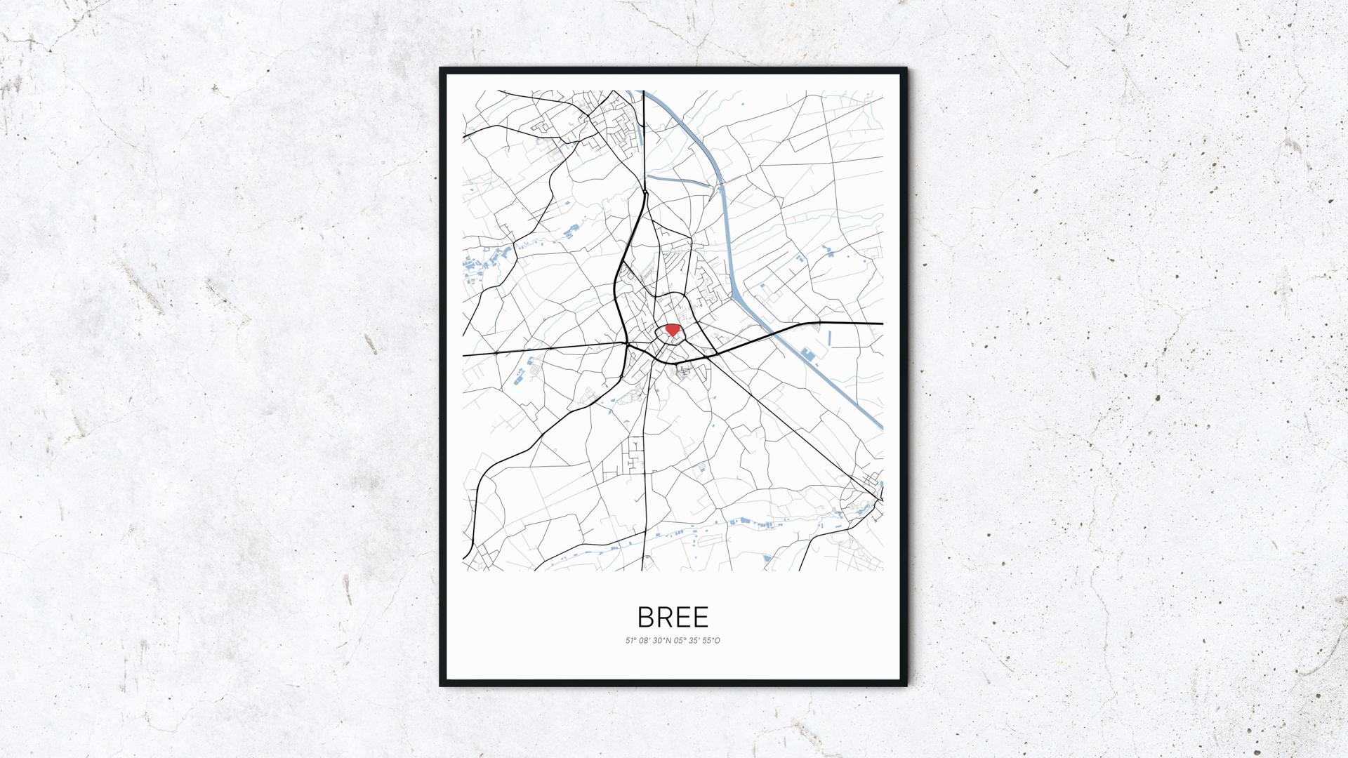 Cartida - Poster von Bree - Vlaanderen - Belgien