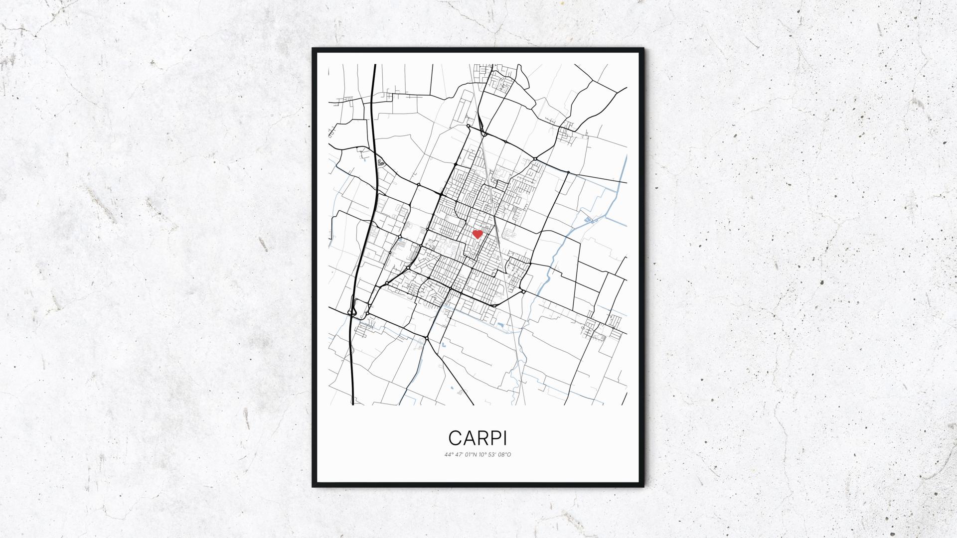 Cartida - Poster von Carpi - Emilia-Romagna - Italien