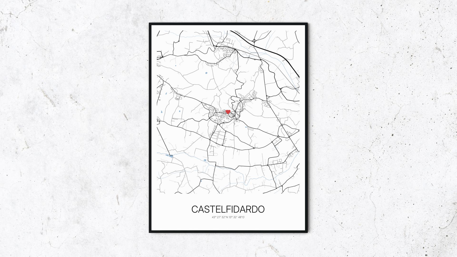 Cartida - Poster von Castelfidardo - Marche - Italien