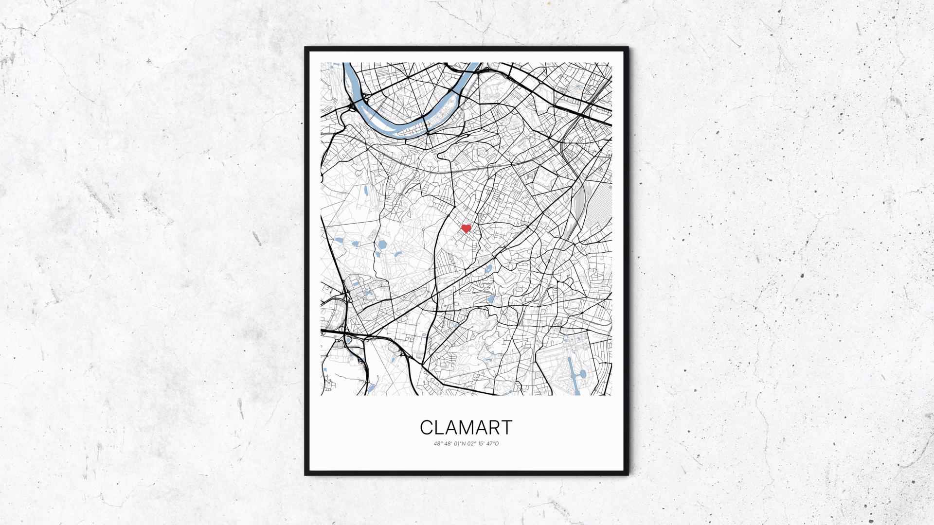 Cartida - Poster von Clamart - Île-de-France - Frankreich