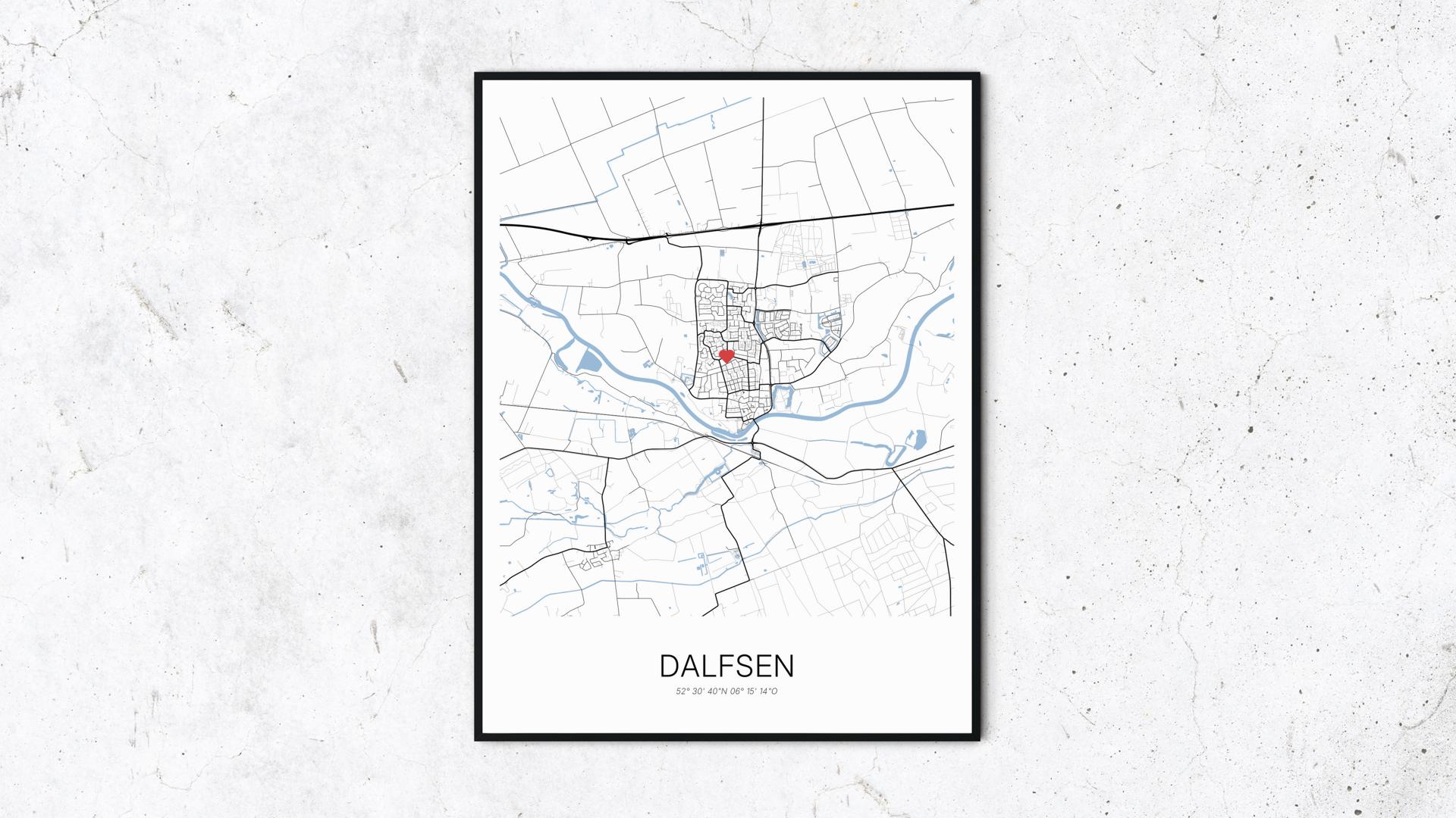 Cartida - Poster von Dalfsen - Overijssel - Niederlande