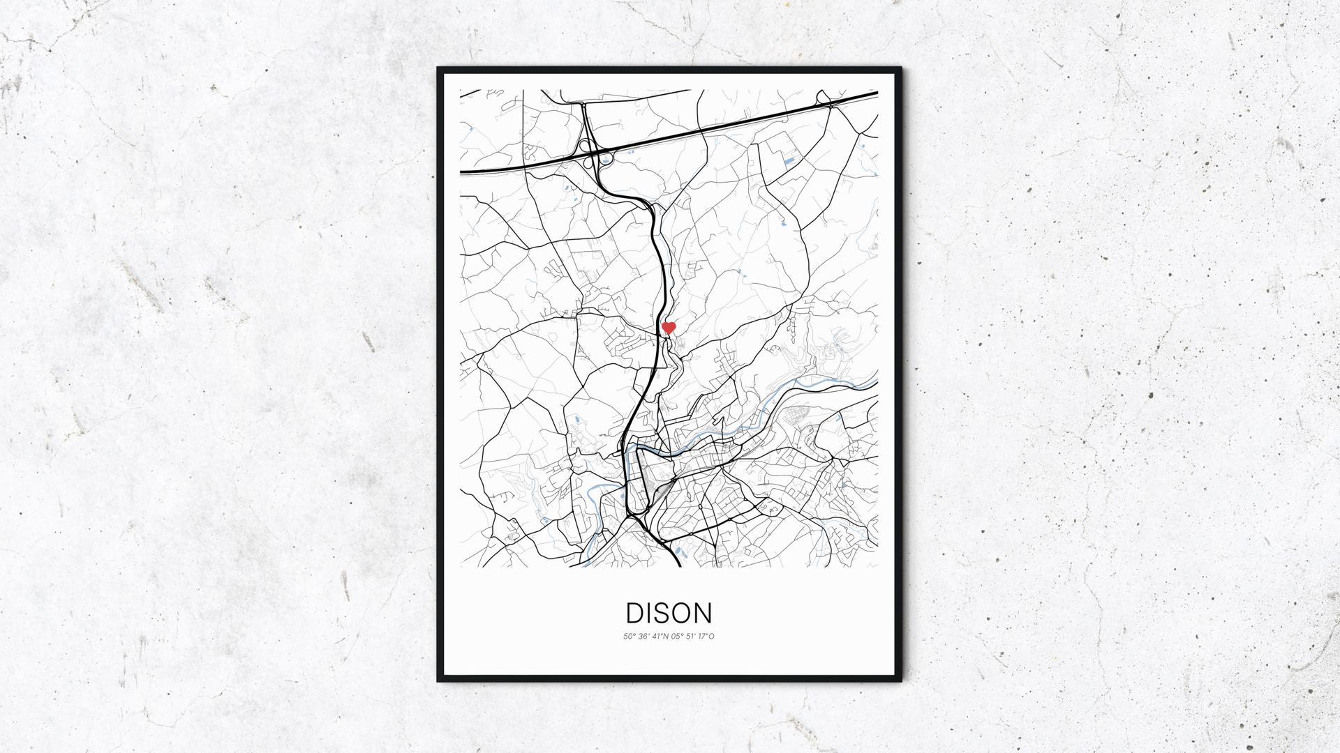 Cartida - Poster von Dison - Wallonie - Belgien