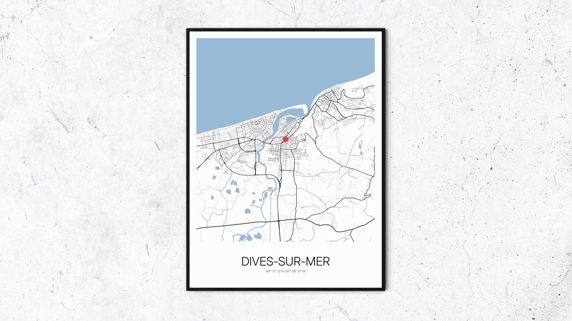 Cartida - Poster von Dives-sur-Mer - Normandie - Frankreich