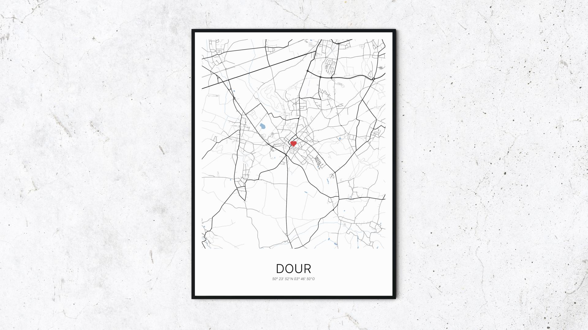 Cartida - Poster von Dour - Wallonie - Belgien