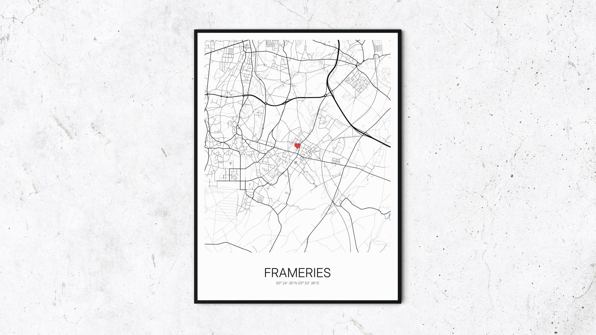 Cartida - Poster von Frameries - Wallonie - Belgien