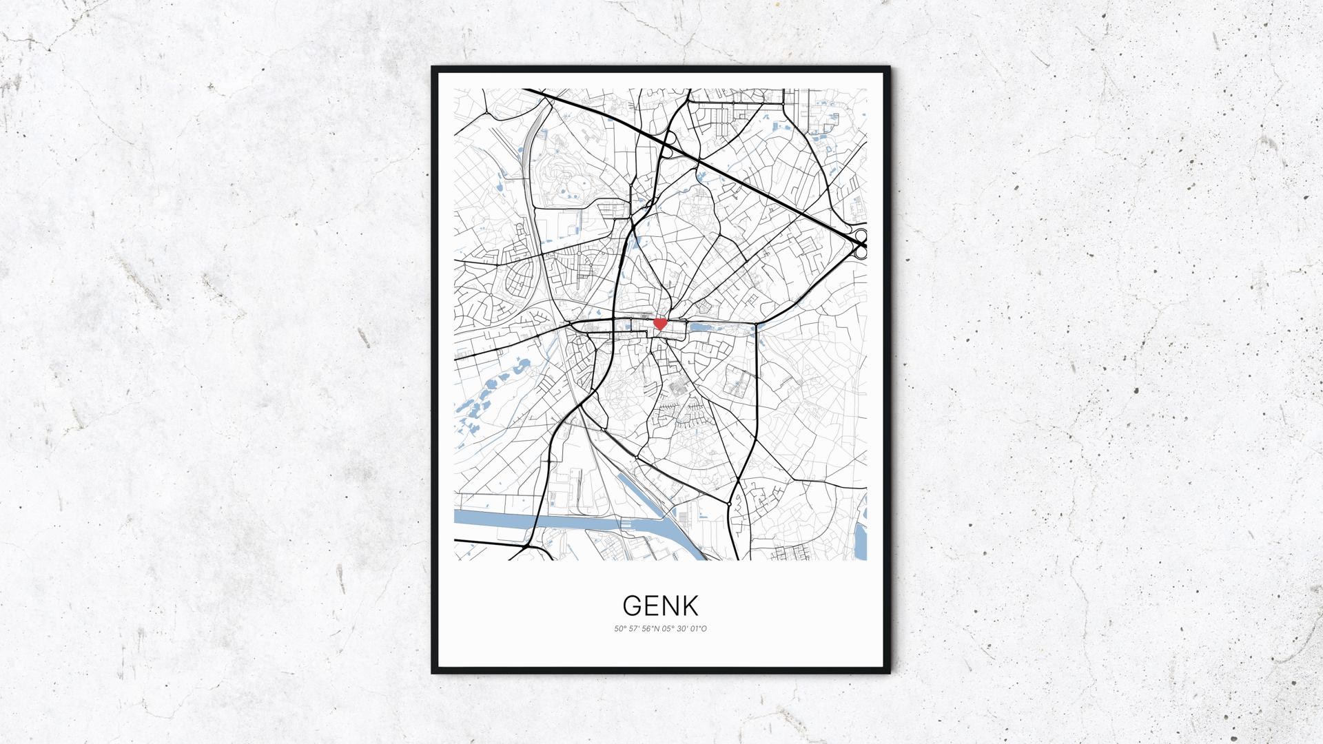 Cartida - Poster von Genk - Vlaanderen - Belgien
