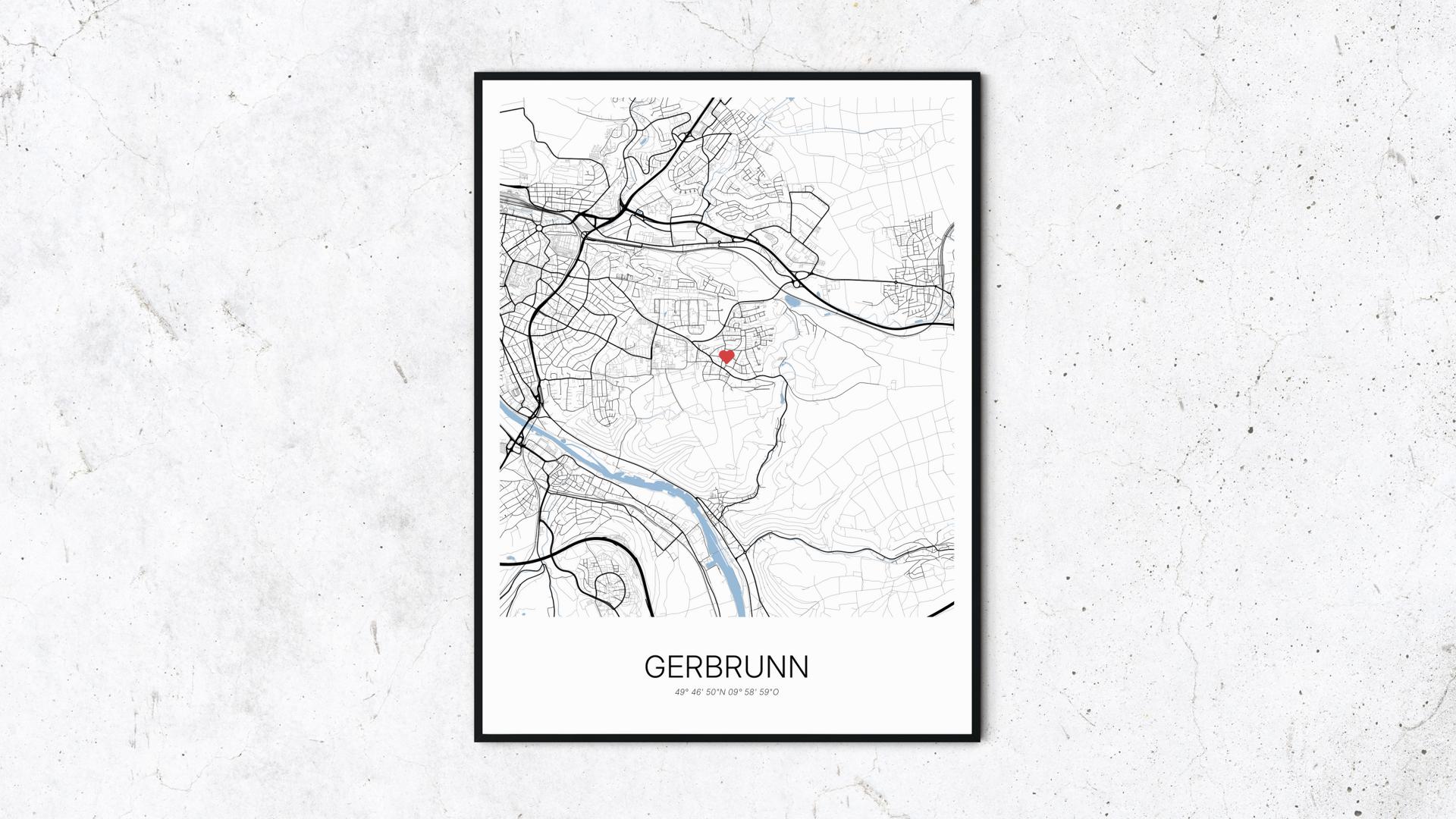 Cartida - Poster von Gerbrunn - Bayern - Deutschland
