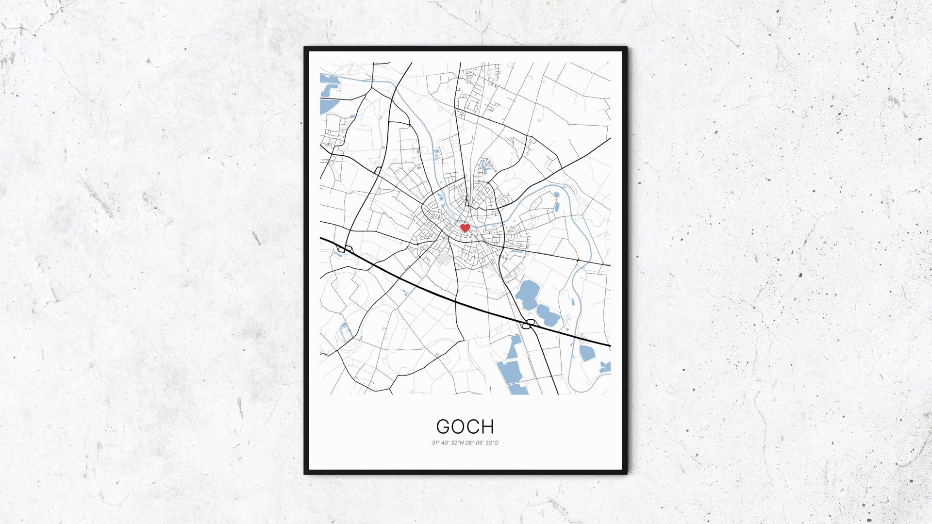 Cartida - Poster von Goch - Nordrhein-Westfalen - Deutschland