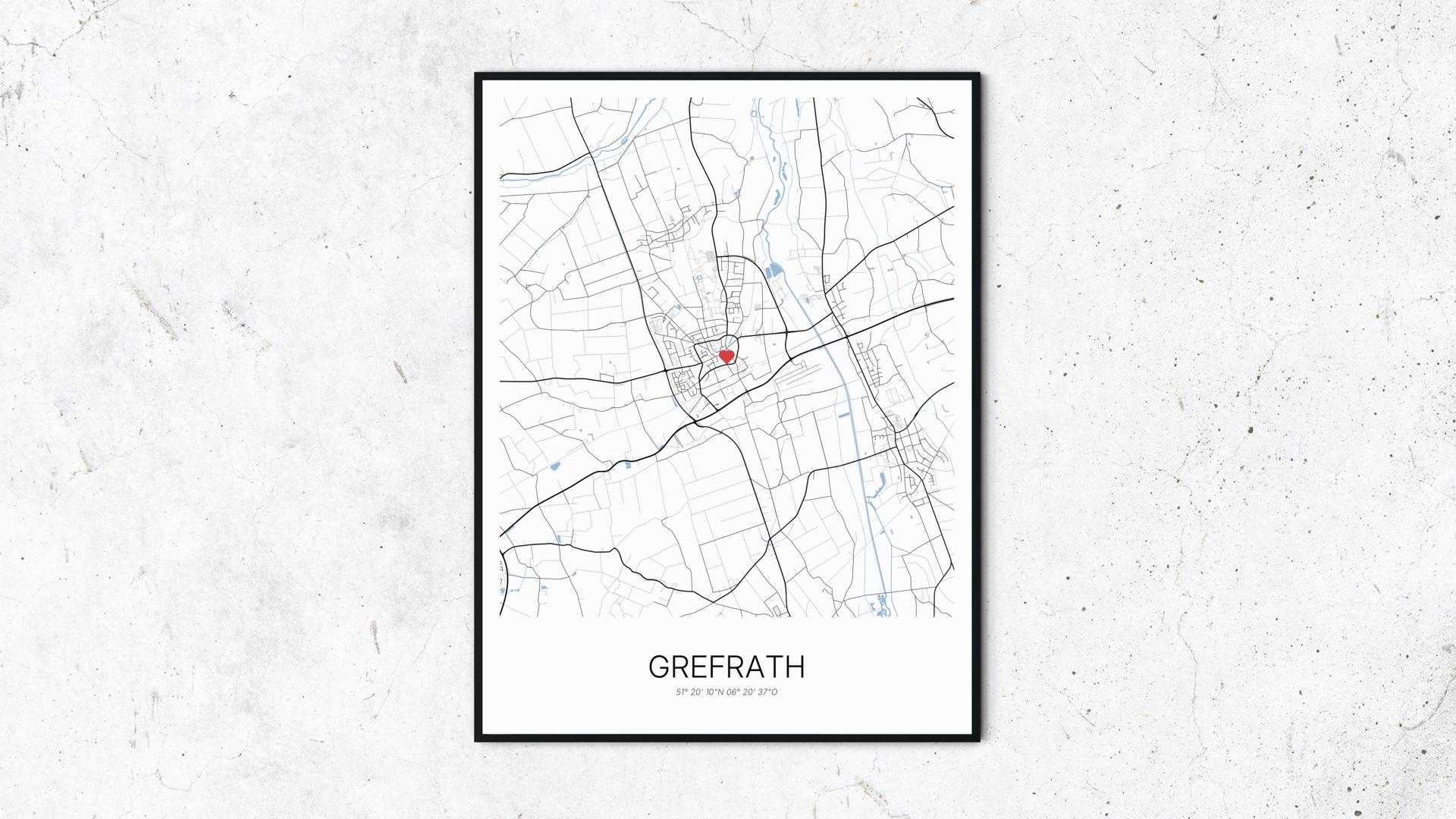 Cartida - Poster von Grefrath - Nordrhein-Westfalen - Deutschland