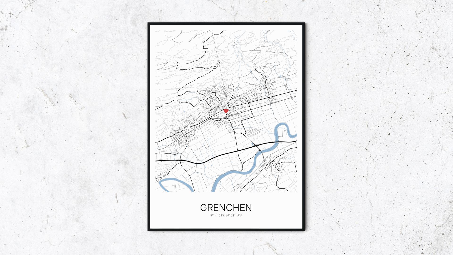 Cartida - Poster von Grenchen - Solothurn - Schweiz