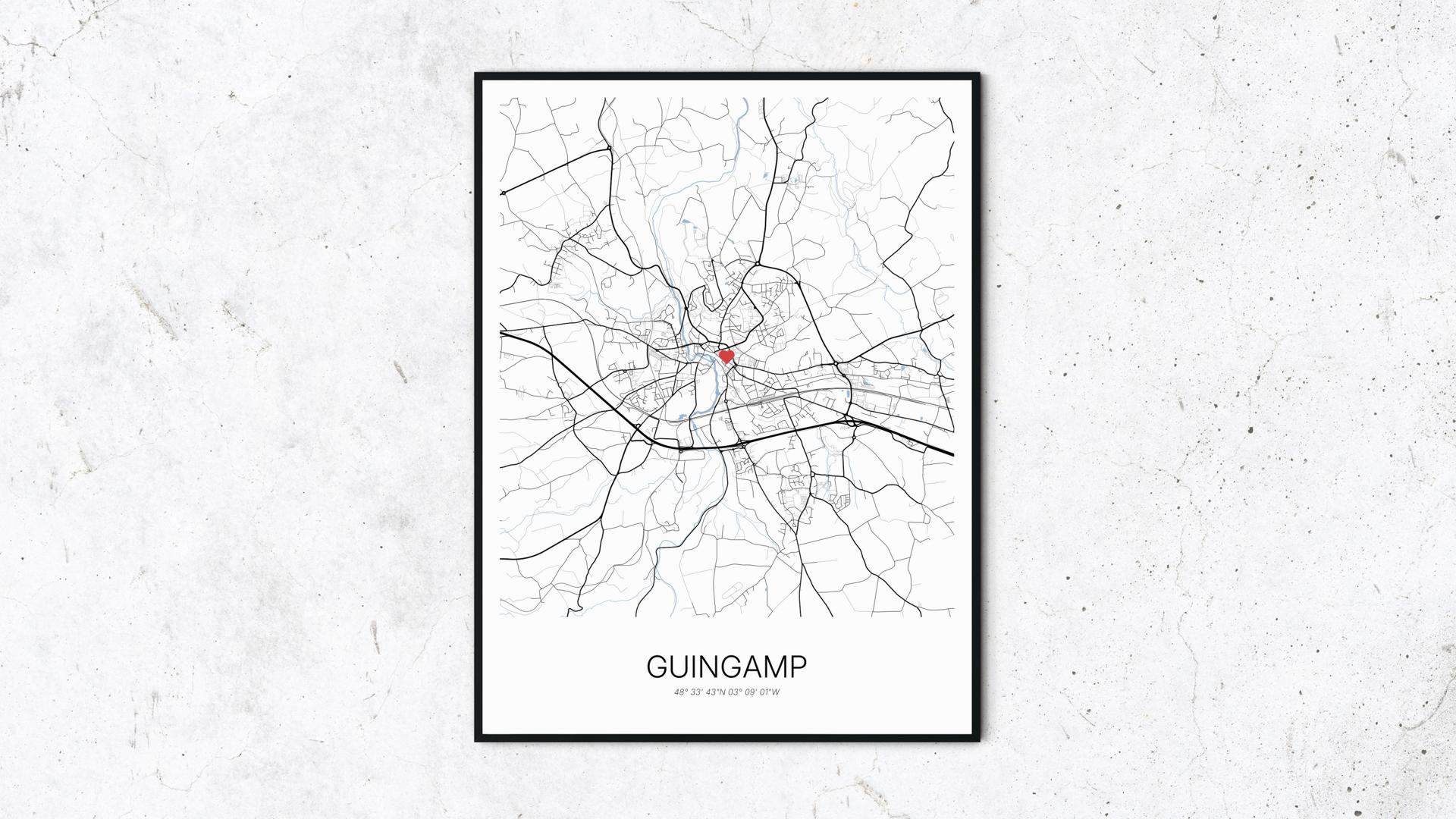 Cartida - Poster von Guingamp - Bretagne - Frankreich