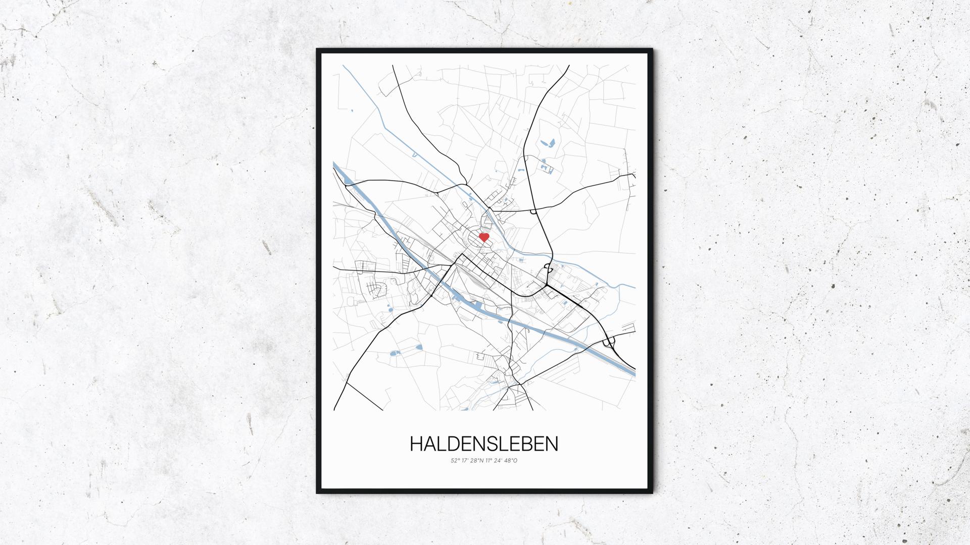 Cartida - Poster von Haldensleben - Sachsen-Anhalt - Deutschland