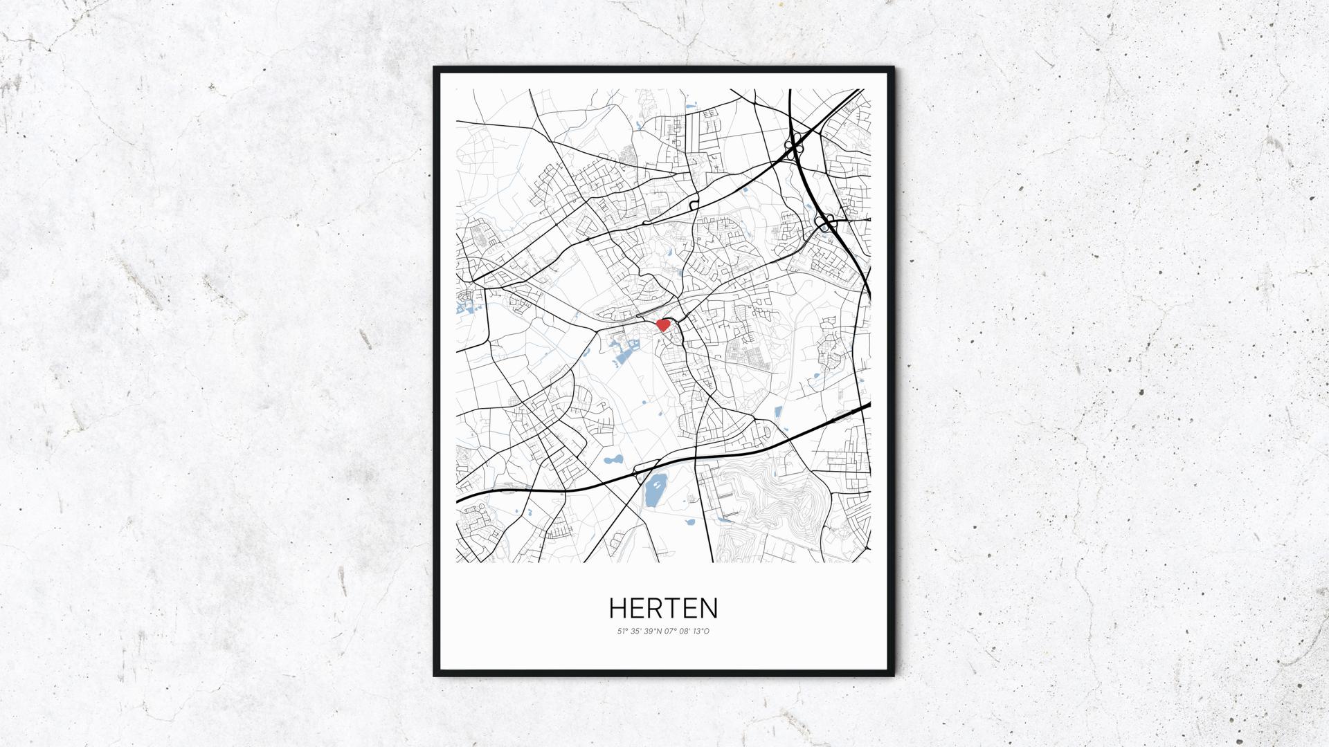 Cartida - Poster von Herten - Nordrhein-Westfalen - Deutschland