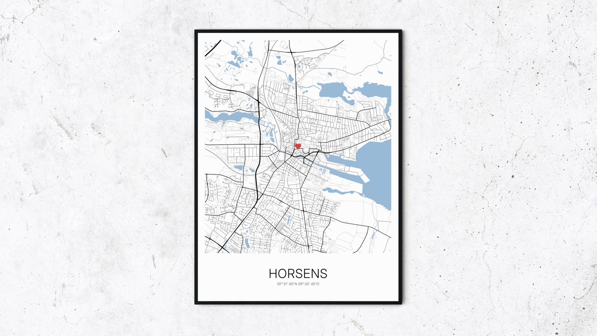 Cartida - Poster von Horsens - Region Midtjylland - Dänemark