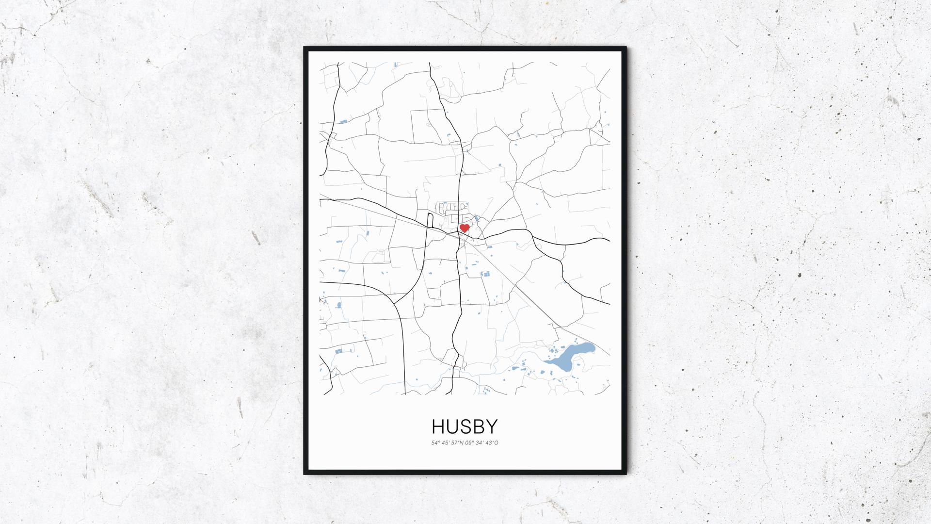 Cartida - Poster von Husby - Schleswig-Holstein - Deutschland