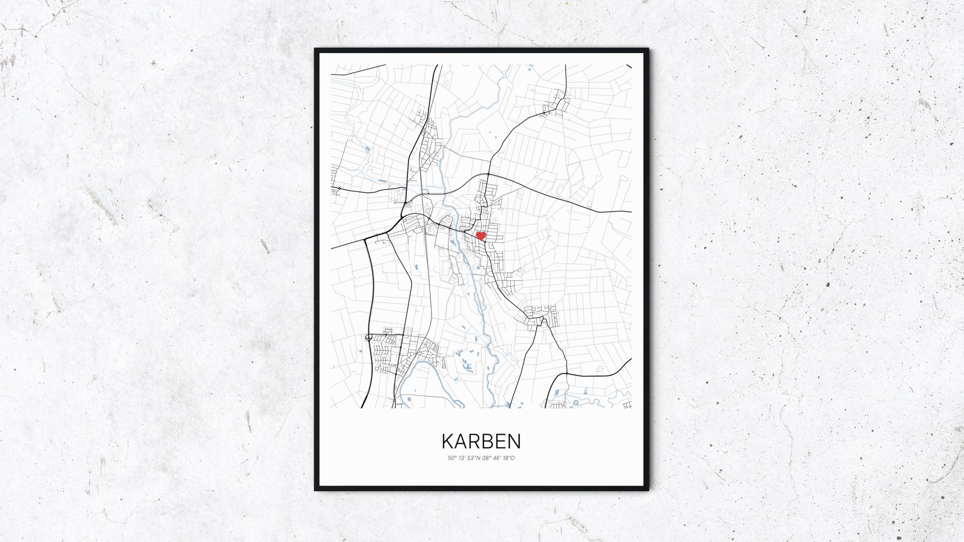 Cartida - Poster von Karben - Hessen - Deutschland