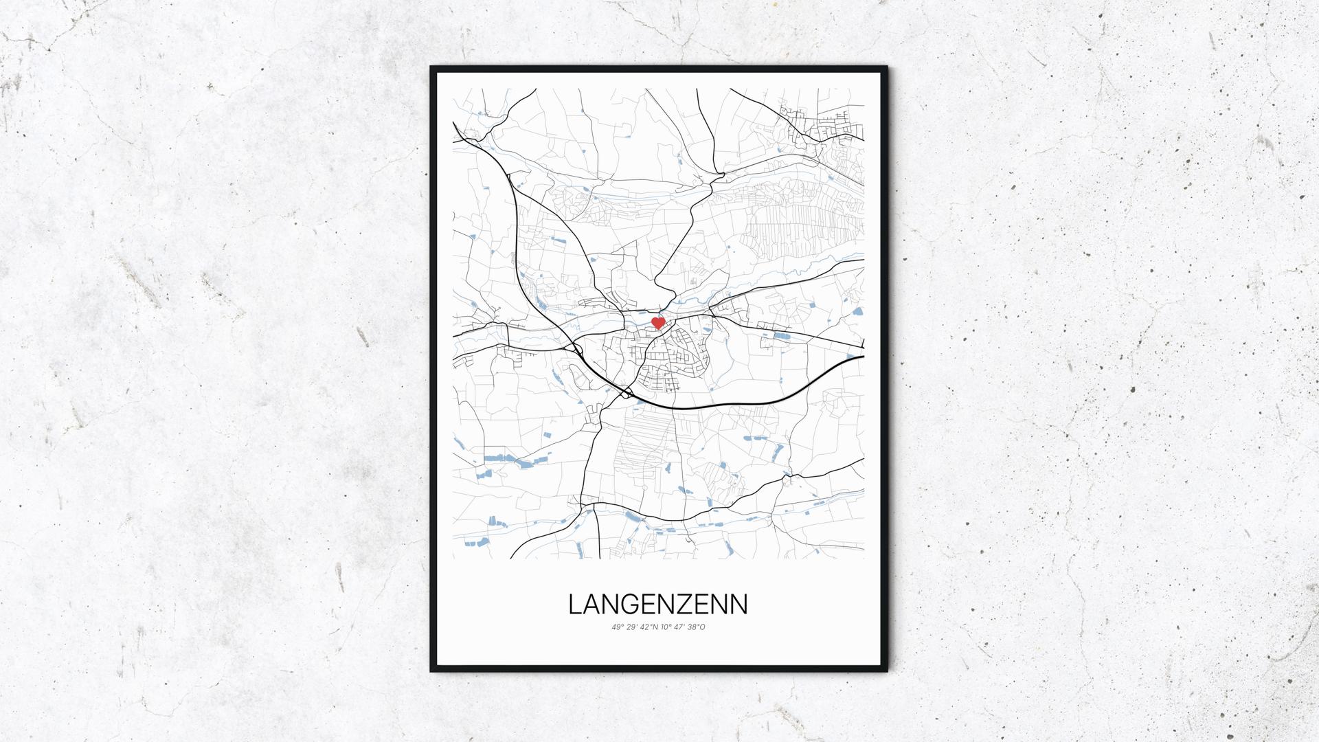 Cartida - Poster von Langenzenn - Bayern - Deutschland