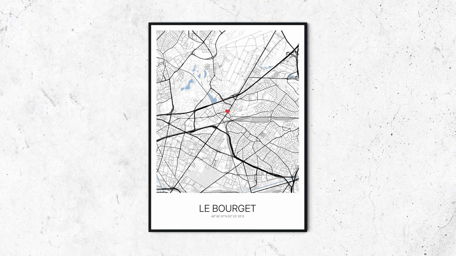 Cartida - Poster von Le Bourget - Île-de-France - Frankreich