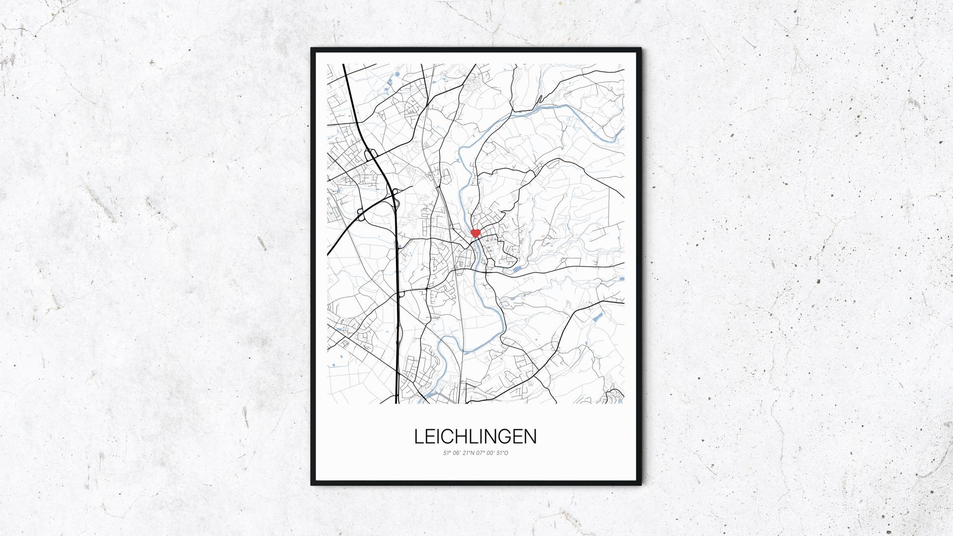 Cartida - Poster von Leichlingen - Nordrhein-Westfalen - Deutschland