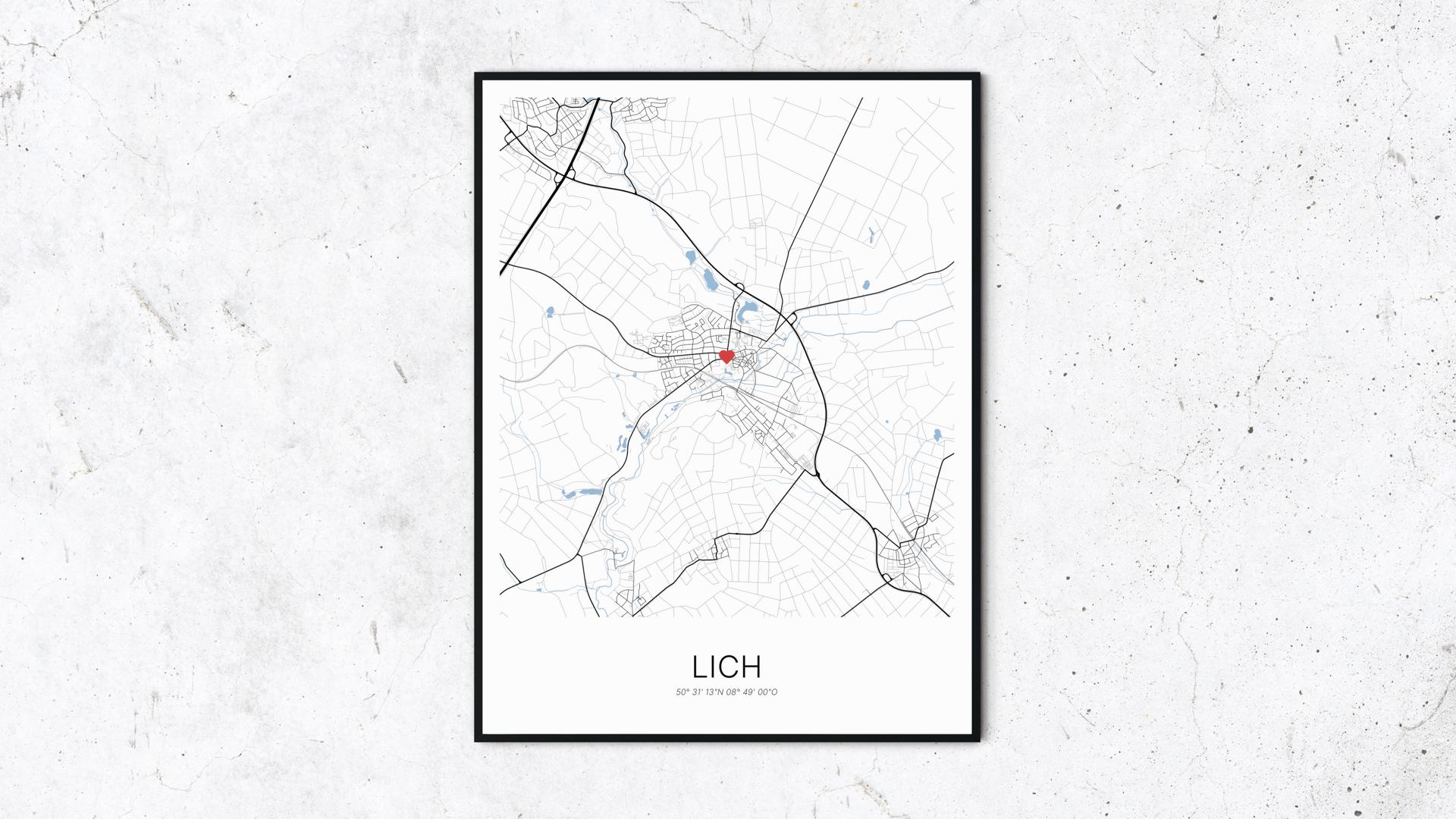 Cartida - Poster von Lich - Hessen - Deutschland