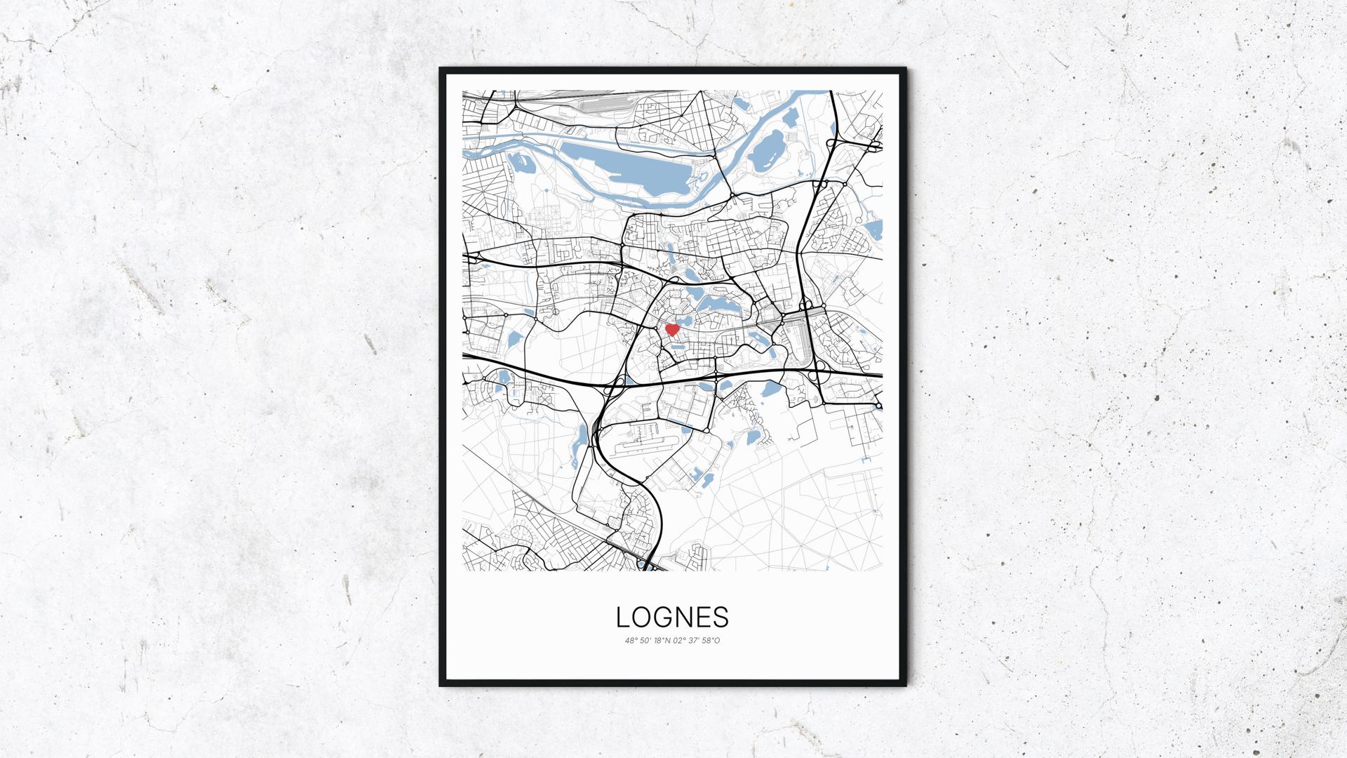 Cartida - Poster von Lognes - Île-de-France - Frankreich