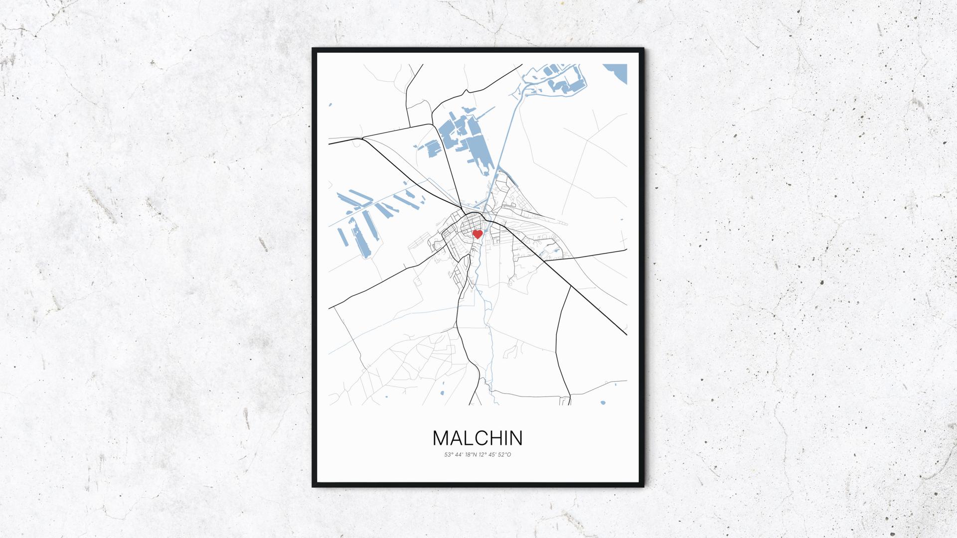 Cartida - Poster von Malchin - Mecklenburg-Vorpommern - Deutschland