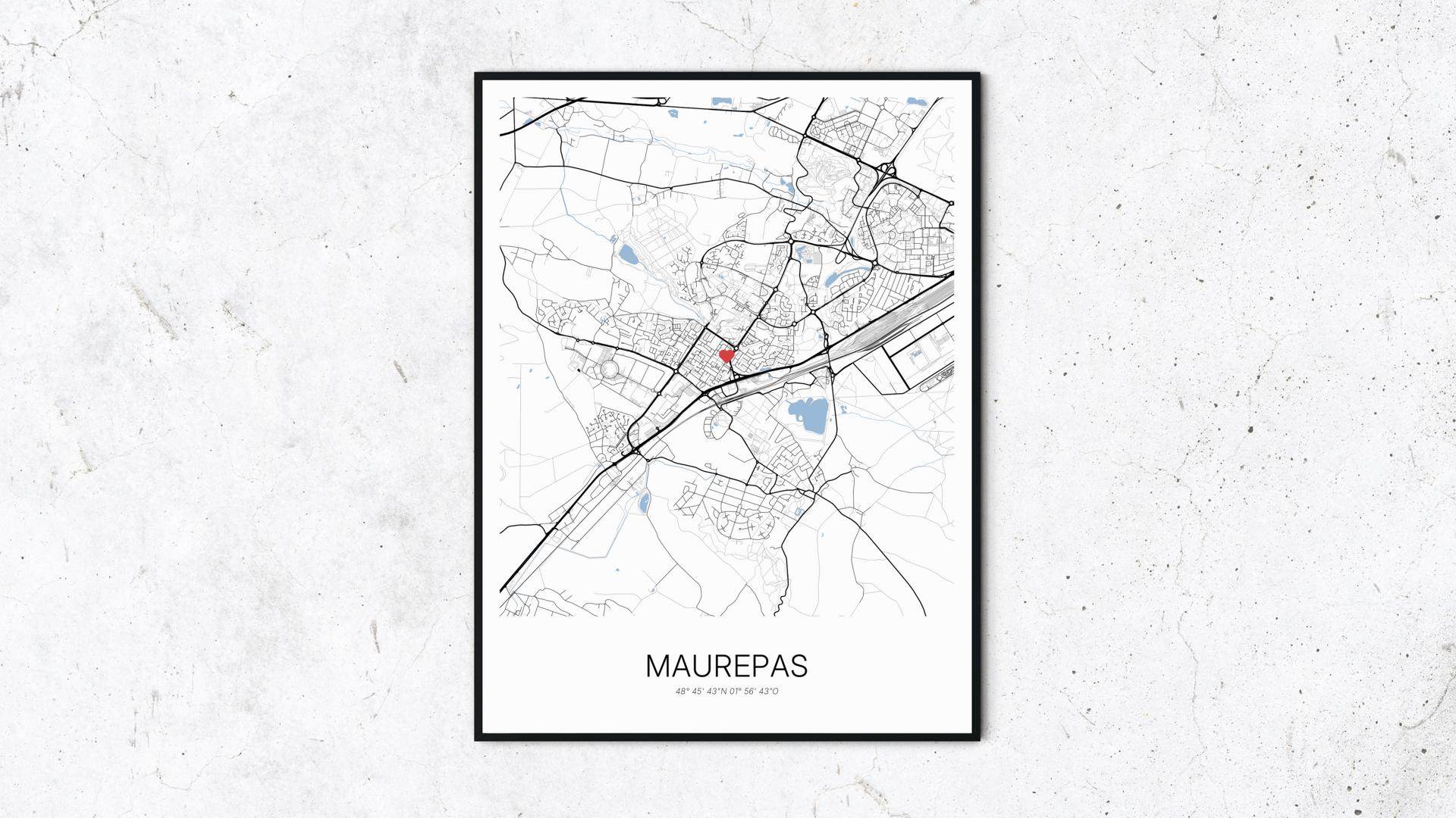 Cartida - Poster von Maurepas - Île-de-France - Frankreich