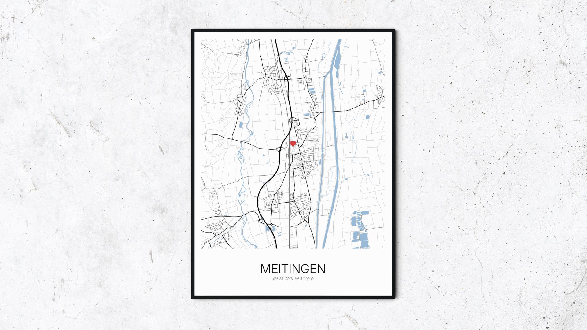 Cartida - Poster von Meitingen - Bayern - Deutschland