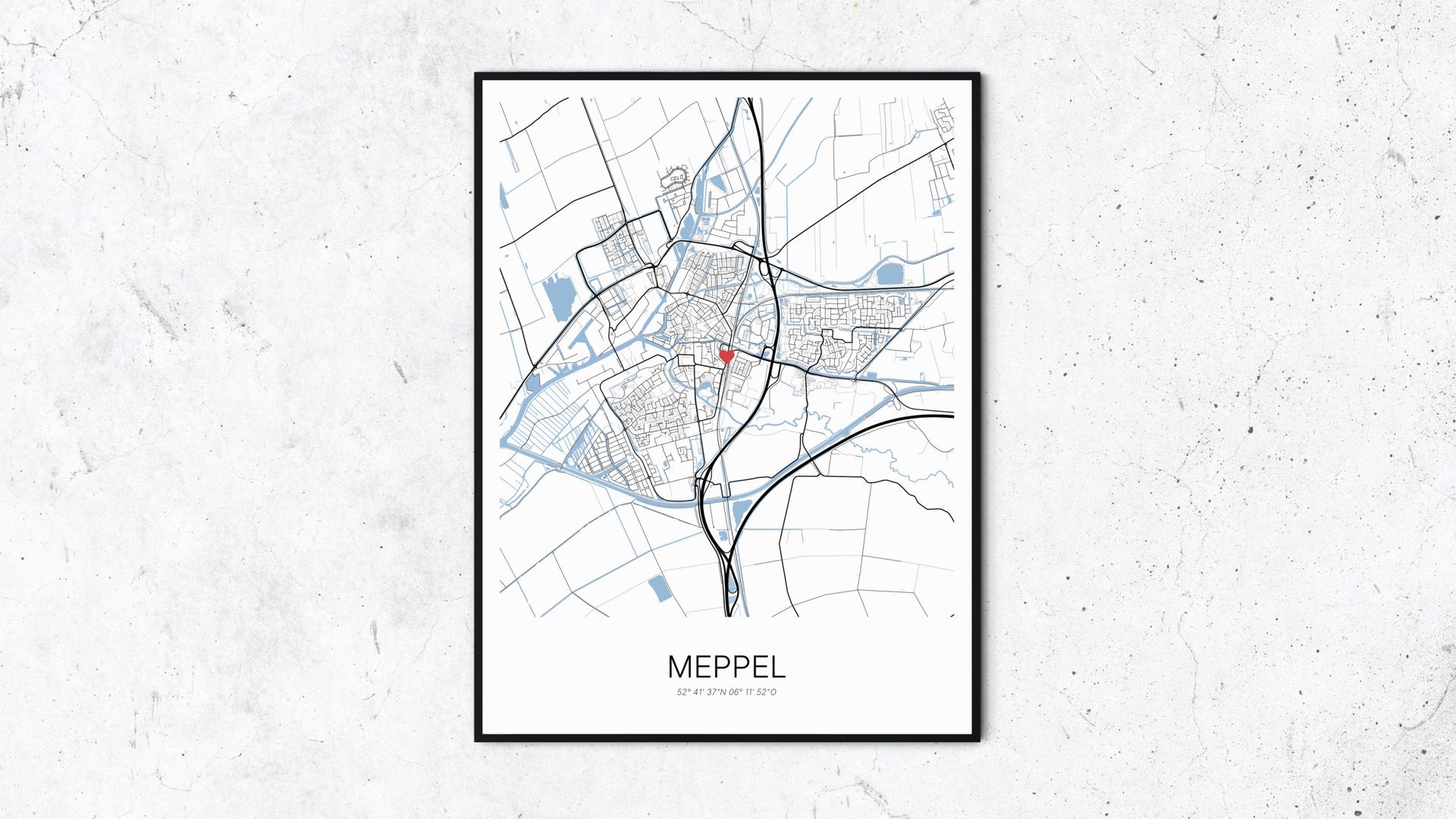 Cartida - Poster von Meppel - Drenthe - Niederlande