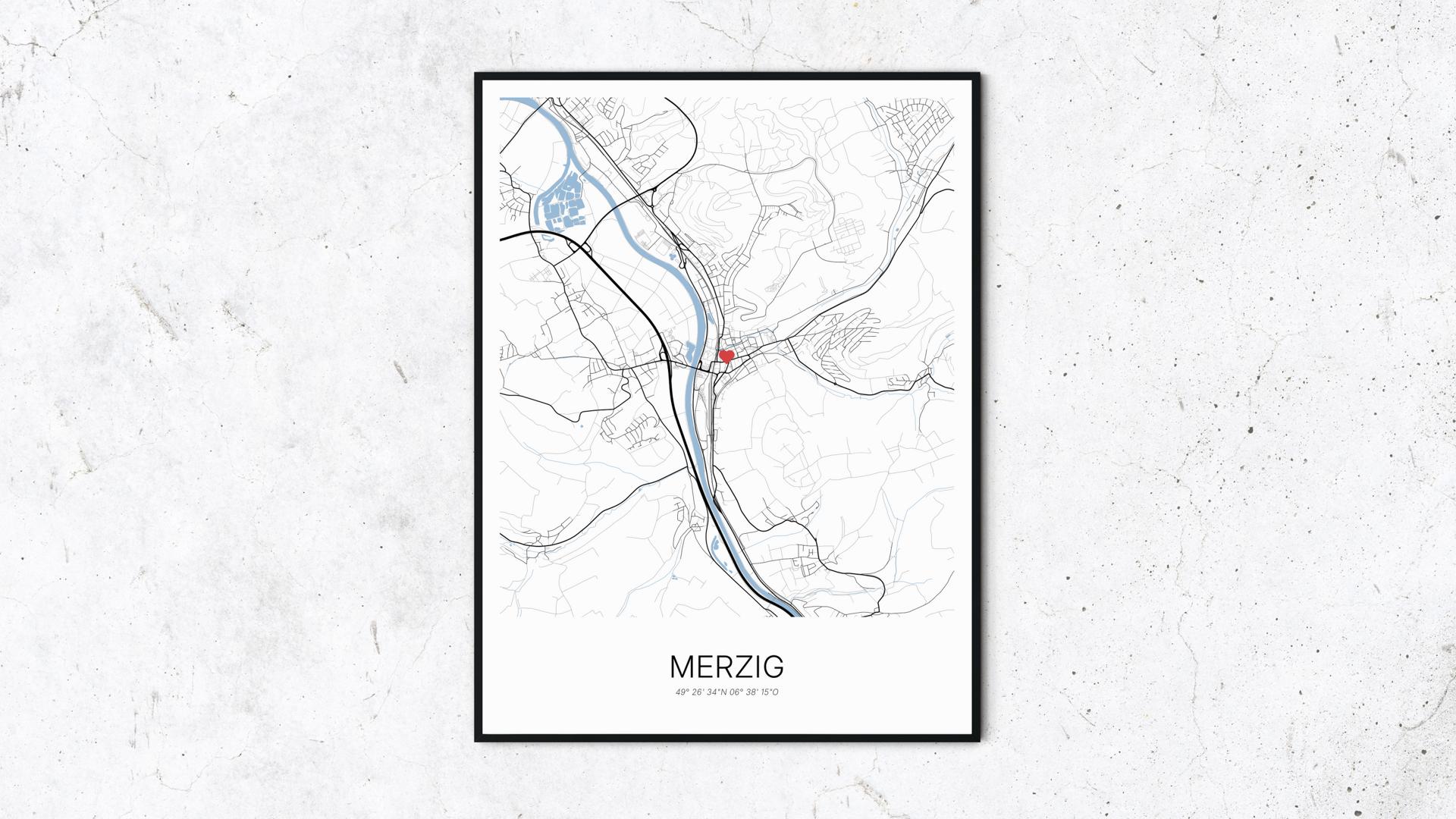 Cartida - Poster von Merzig - Saarland - Deutschland