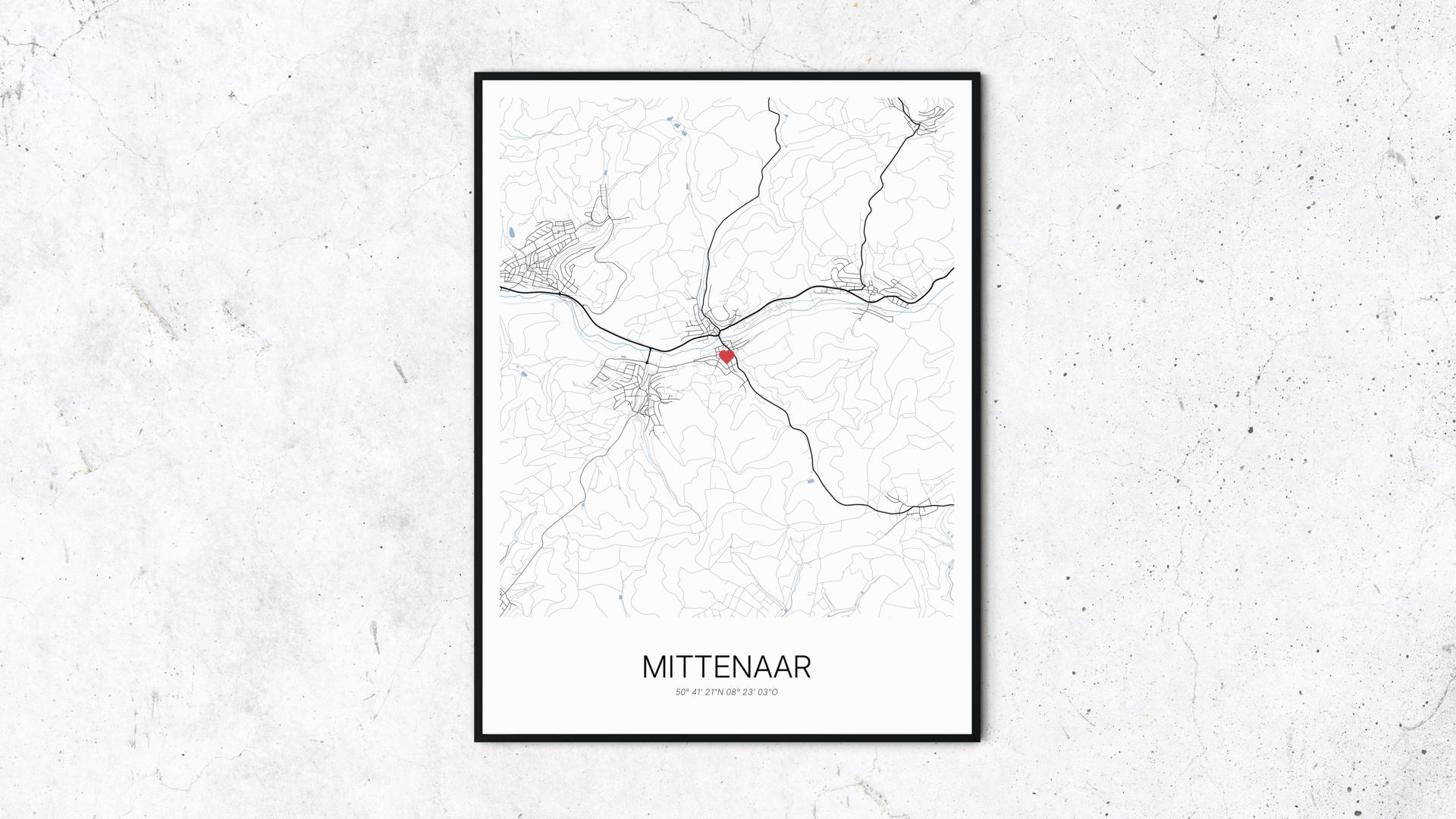 Cartida - Poster von Mittenaar - Hessen - Deutschland