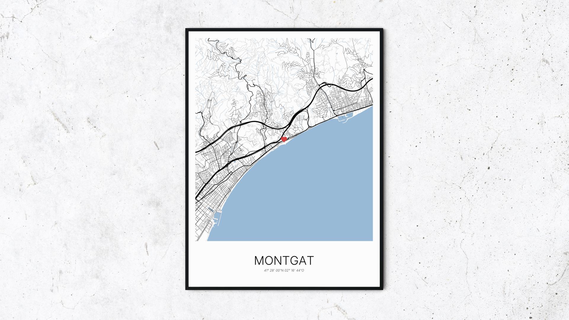 Cartida - Poster von Montgat - Catalunya - Spanien