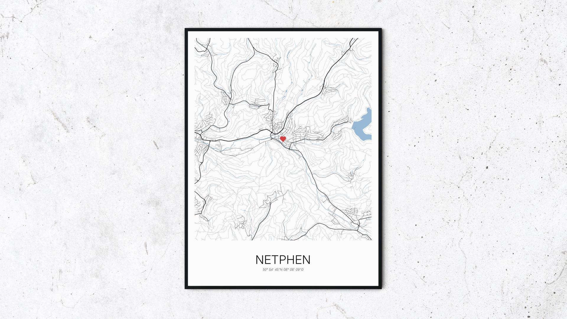 Cartida - Poster von Netphen - Nordrhein-Westfalen - Deutschland